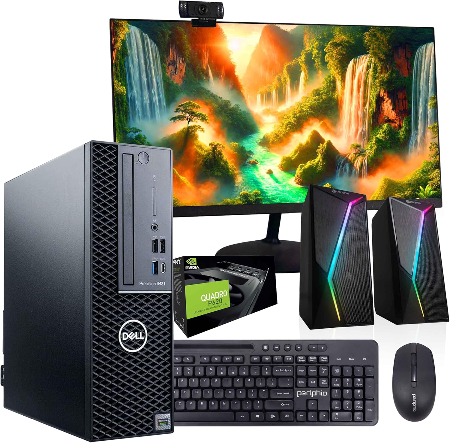 Amazon.com: Dell Precision Workstation PC | NVIDIA P620 GPU - Editing ...