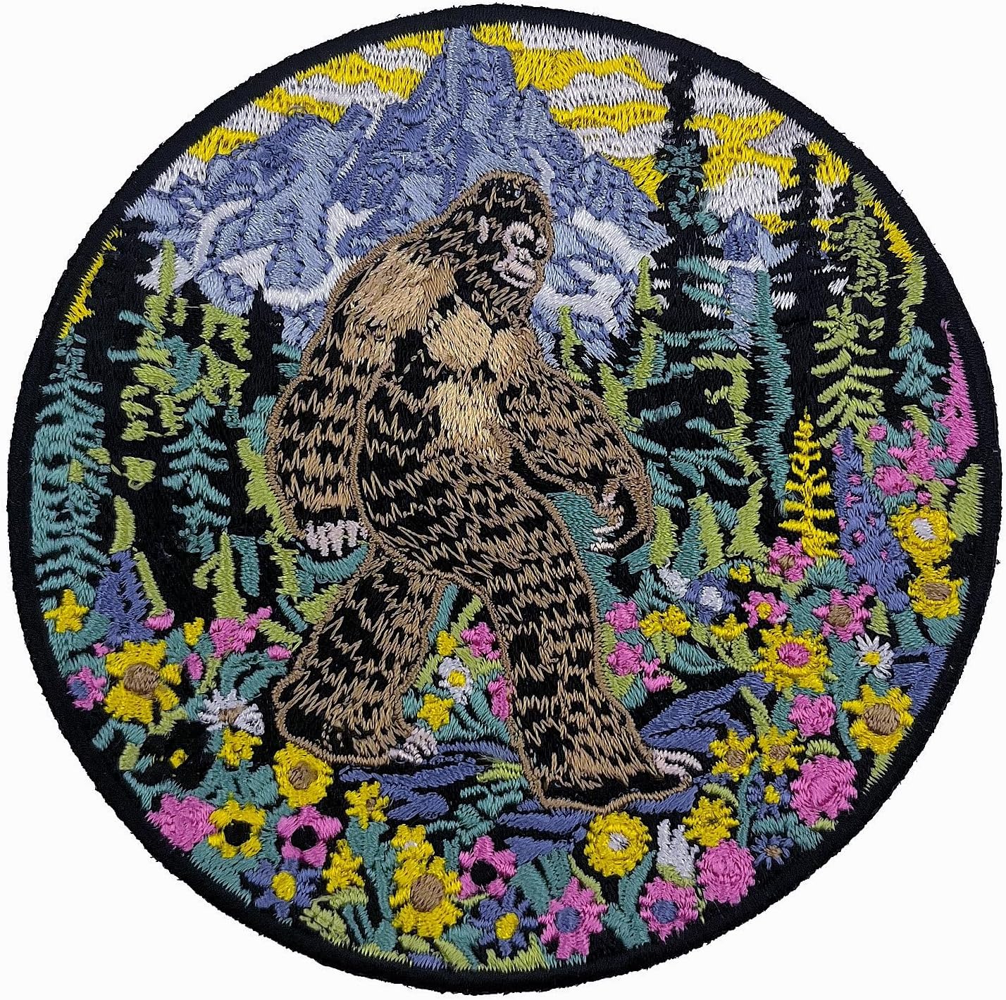 Amazon.com: Winks For Days Bigfoot Sasquatch Embroidered Iron-On Patch