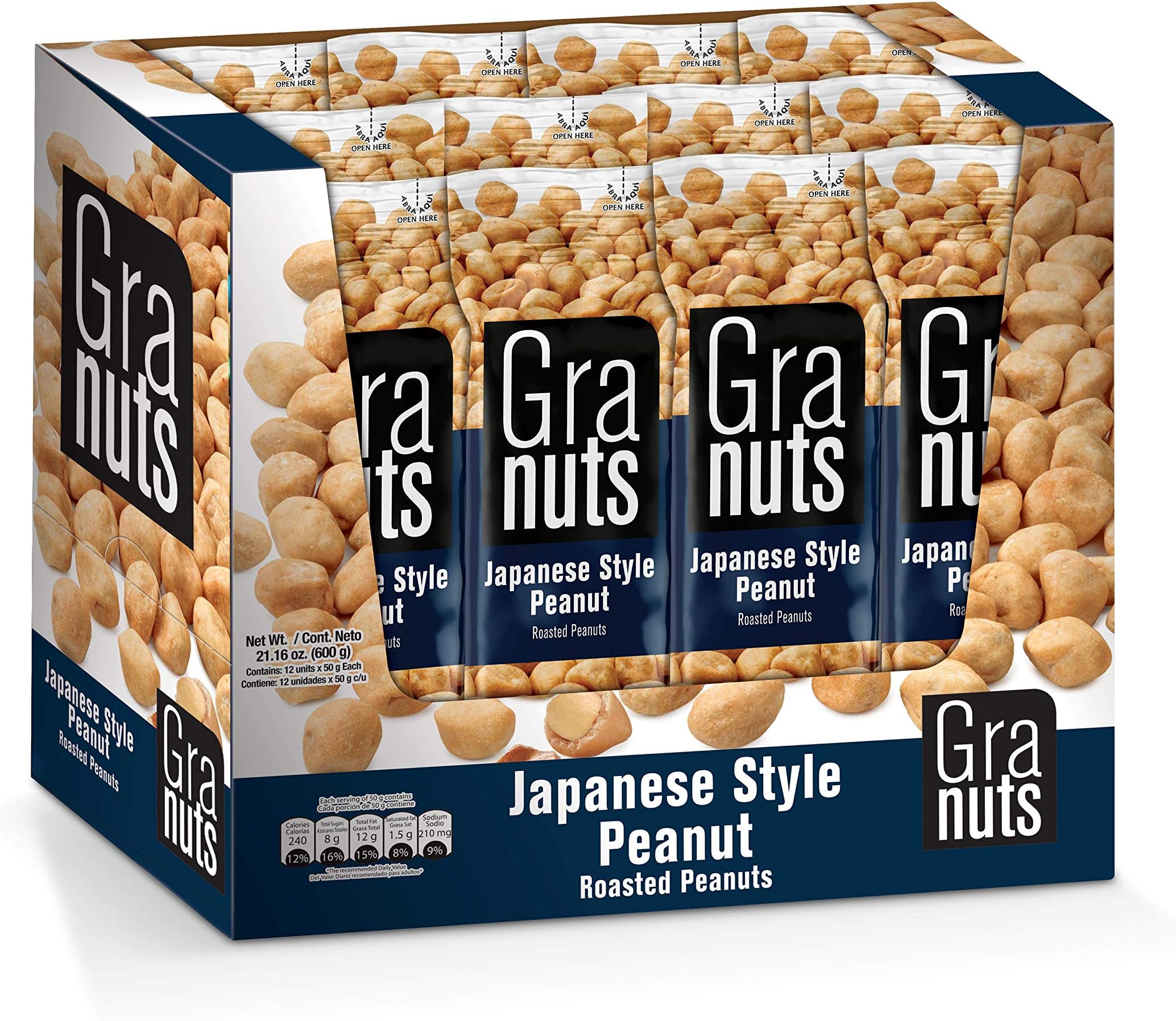 Amazon.com : NUTS U.S. - Japanese Coated Peanut Crackers, Original ...