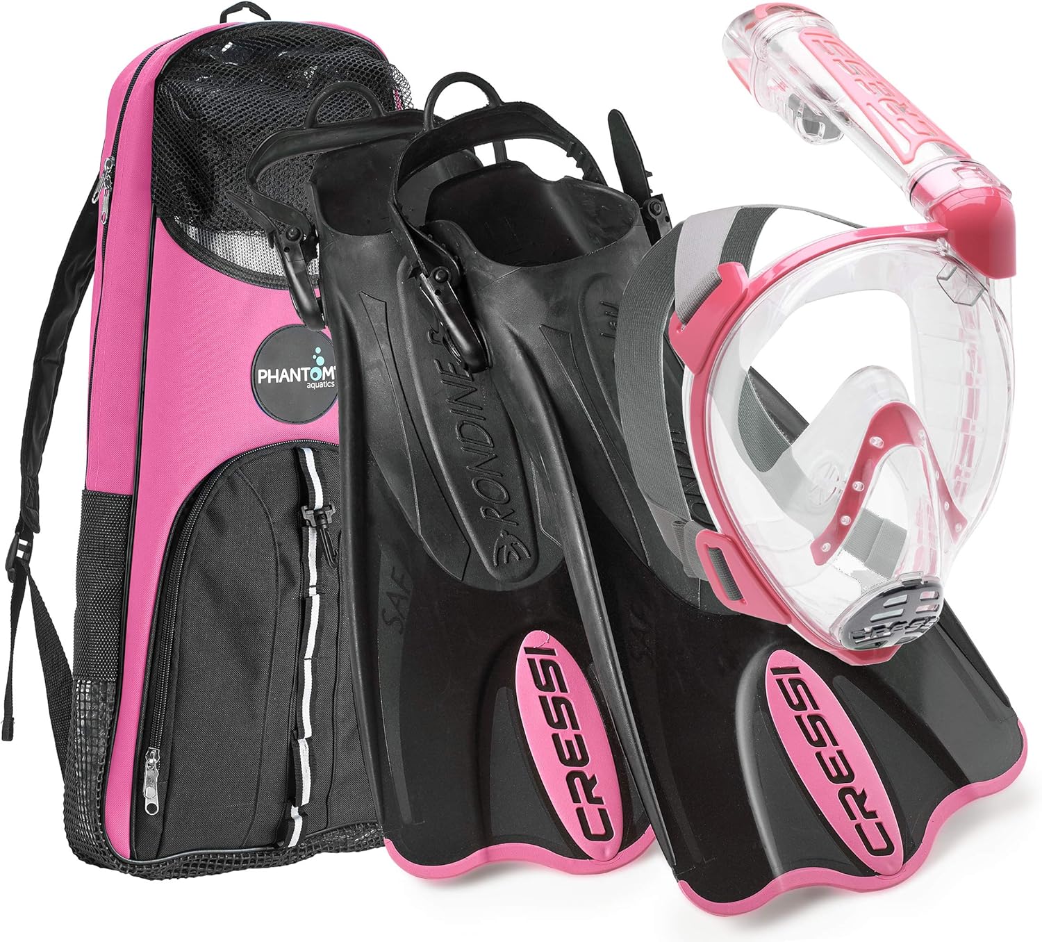 Cressi Italian Designed Premium 180° Full Face Snorkel Mask with ...