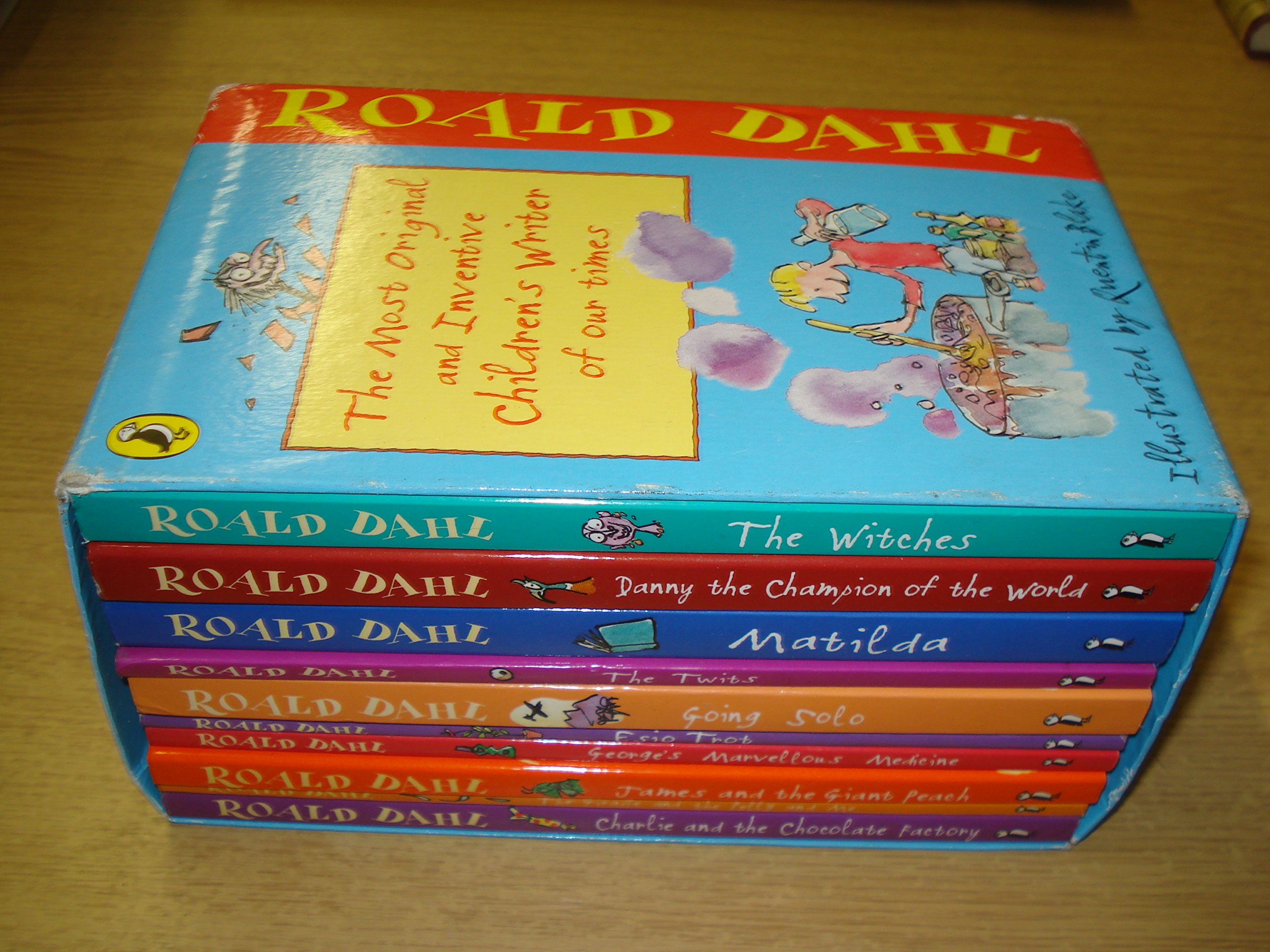 Buy Roald Dahl: box set 10 volumes - incl The Twits, Going Solo ...