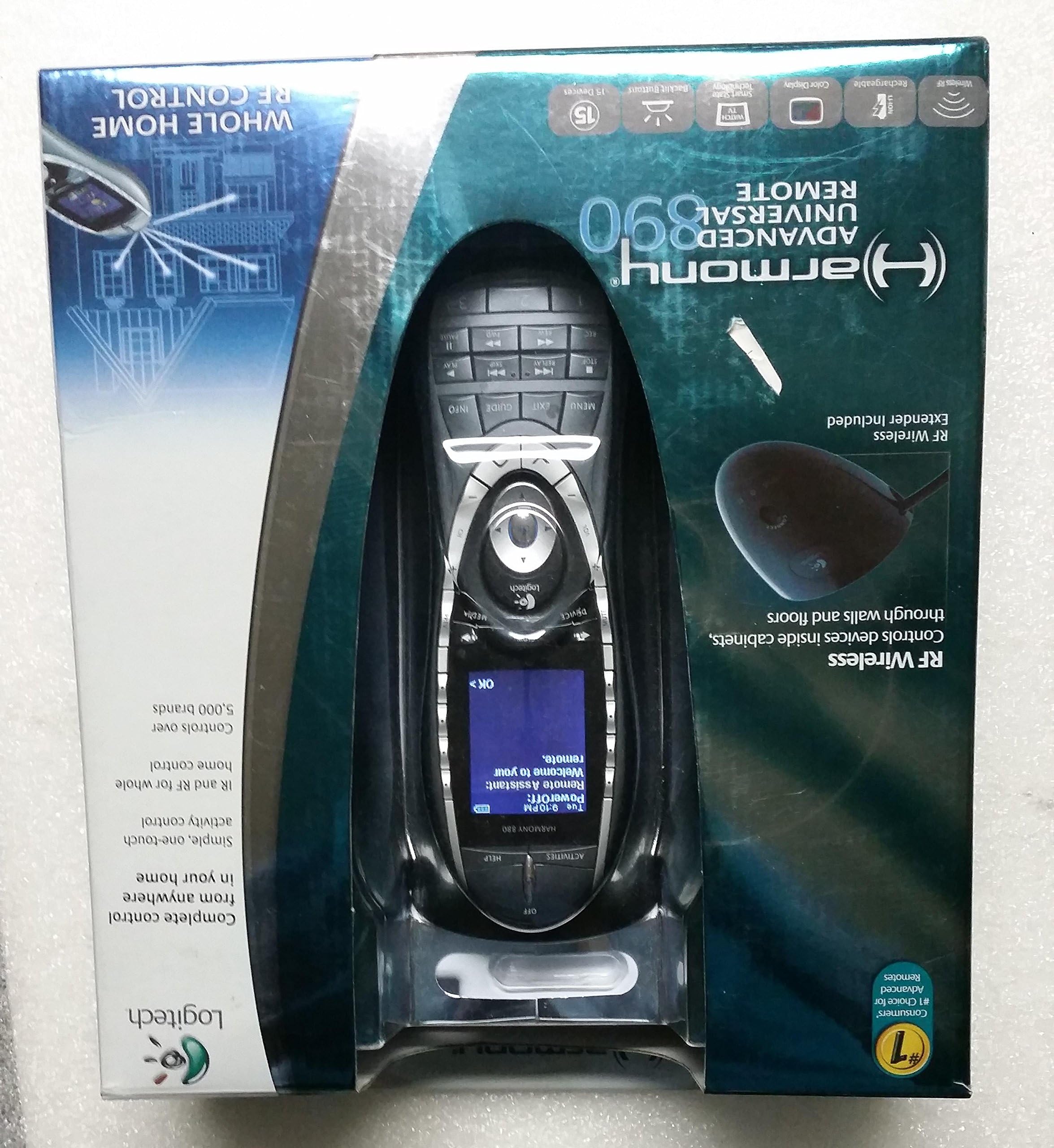 Amazon.com: Logitech Harmony 880 Advanced Universal Remote Control ...