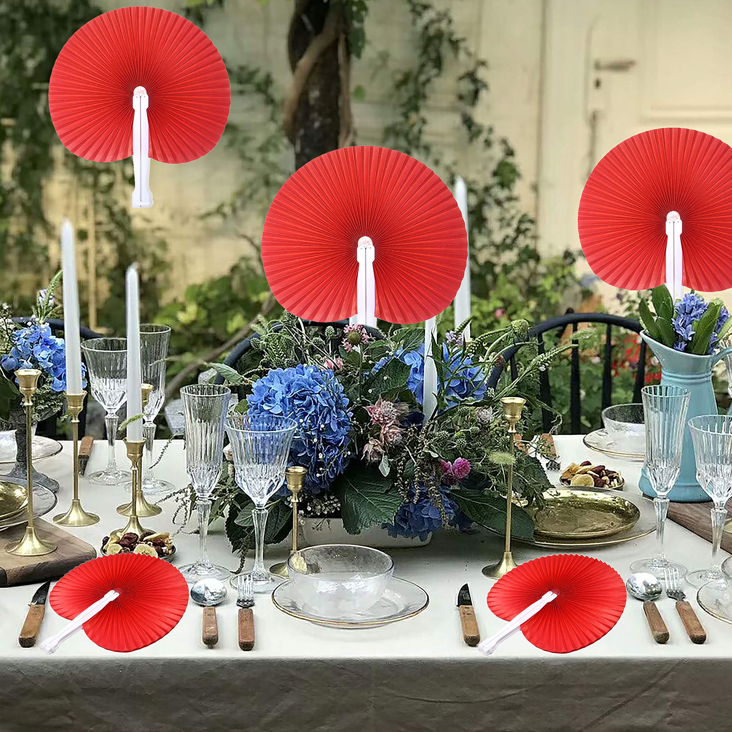 Fans Handheld Hand Paper Fan Set. Chinese Handheld Folding Fan. Asian ...