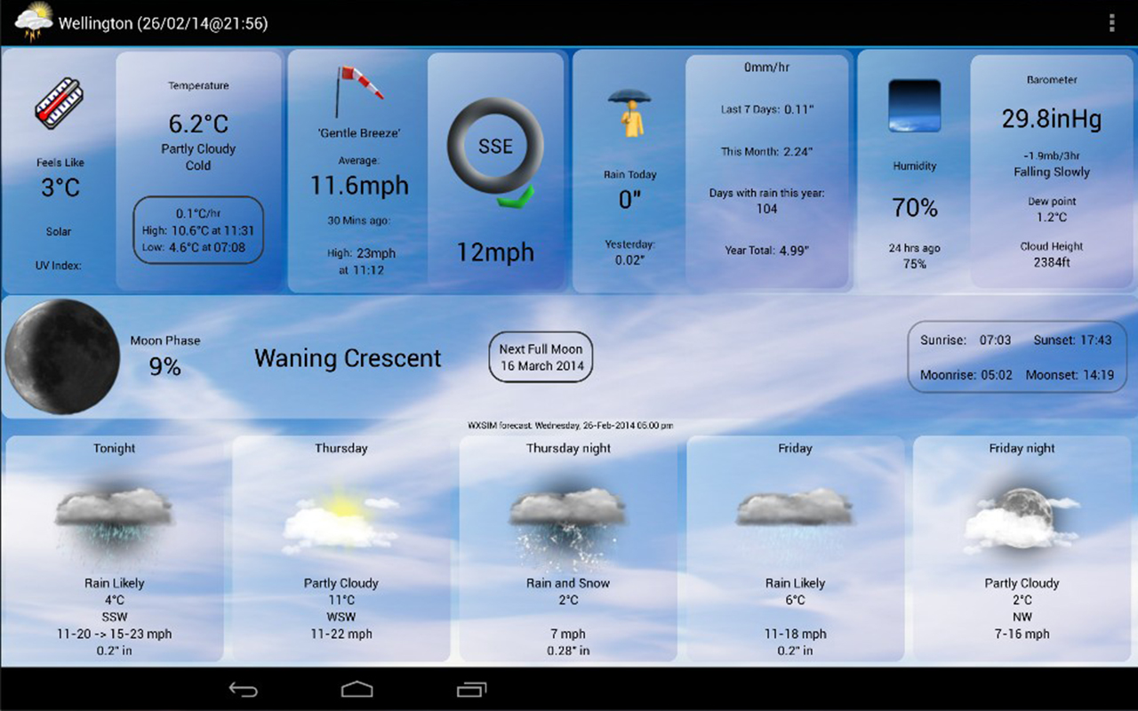 WeatherView Free - App on Amazon Appstore