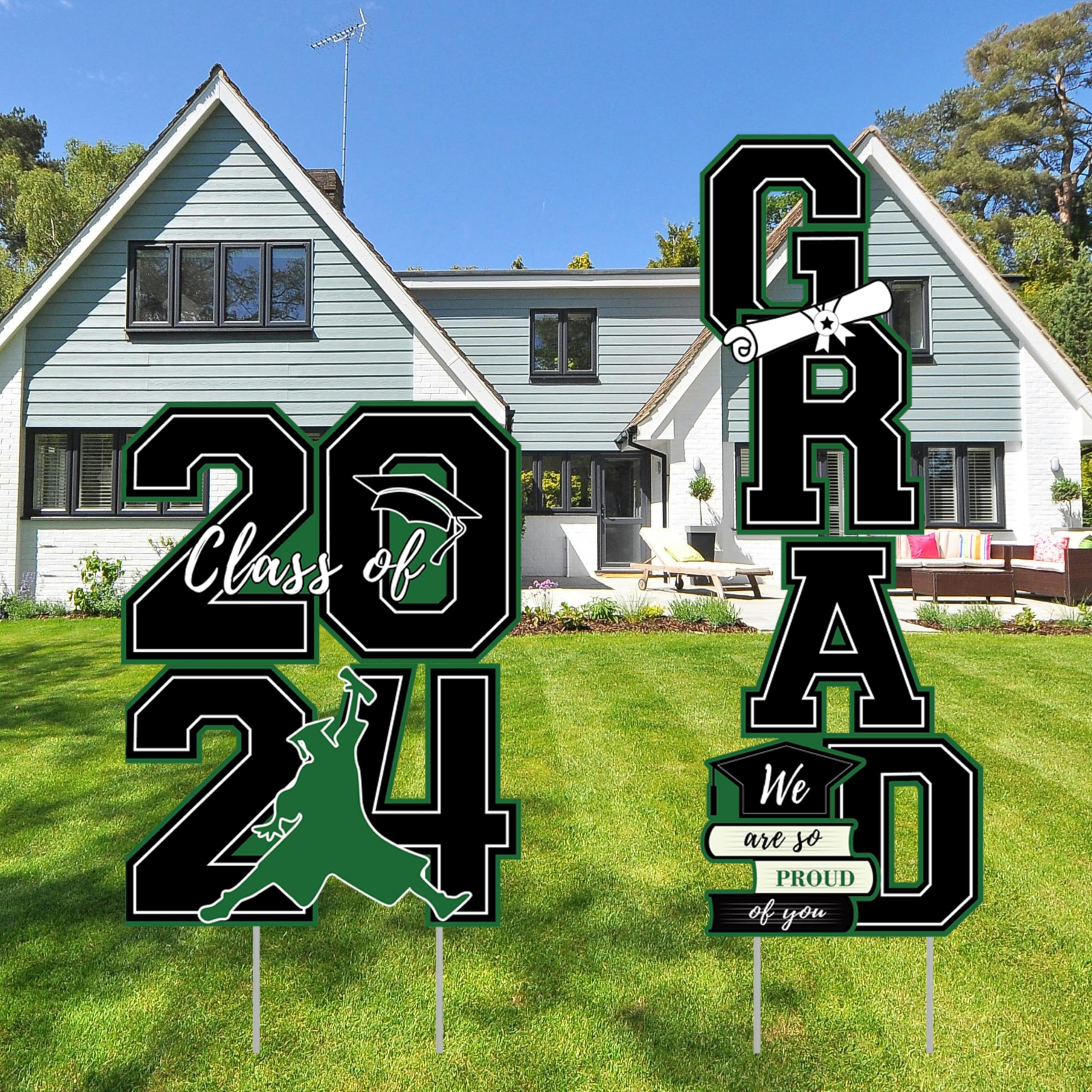 Buy Graduation Yard Signs Class of 2024, Graduation Lawn Signs 2024 ...