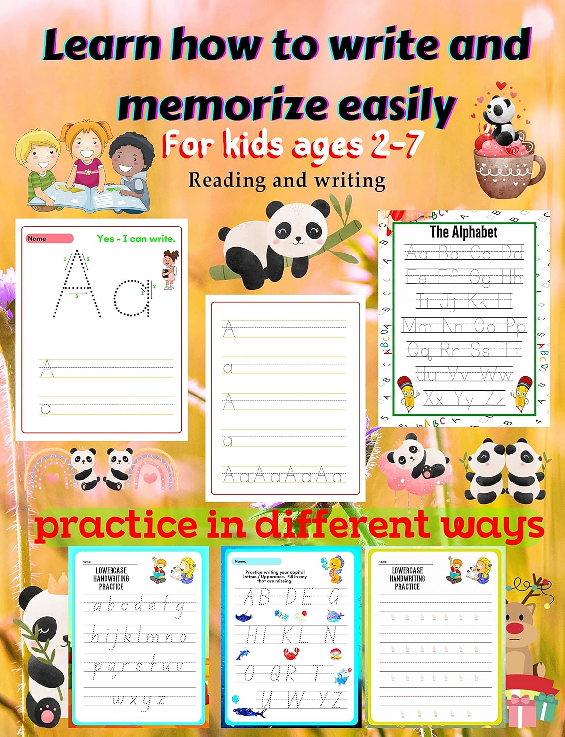 Amazon.com: Learn how to write, and memorize easily for kids ages 2-7 ...