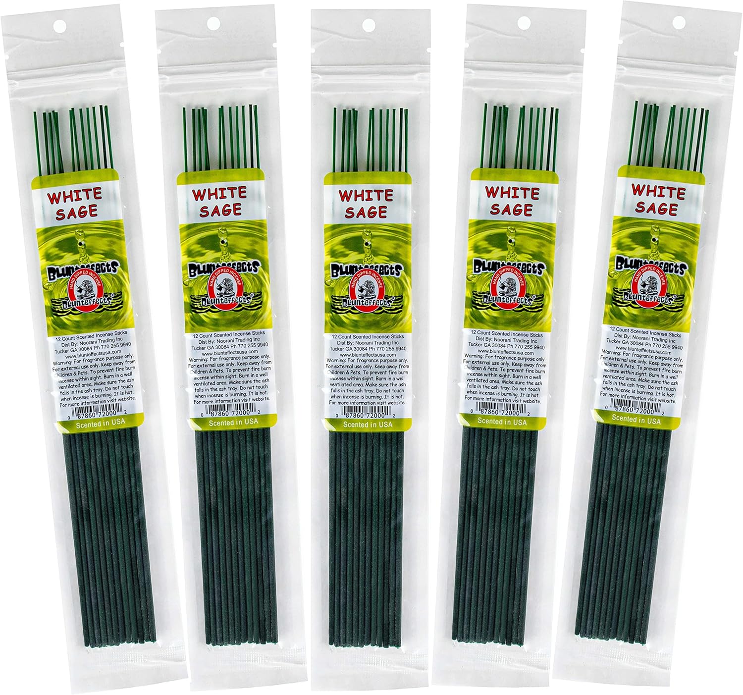 Amazon.com: Blunteffects Premium Hand Dipped Incense Sticks - 5 Packs ...