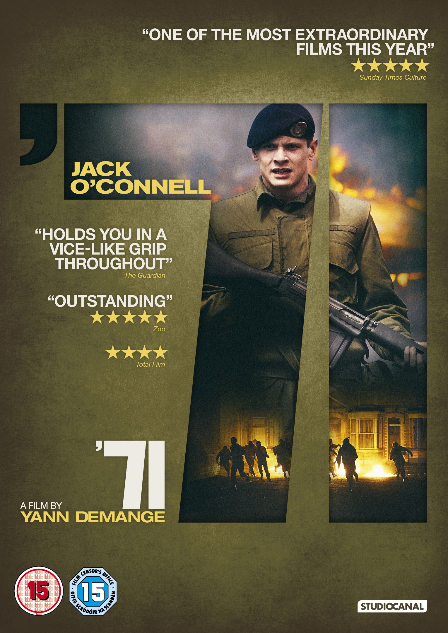 ‘71 [DVD]: Amazon.co.uk: Jack O'Connell, Sean Harris, Killian Scott ...