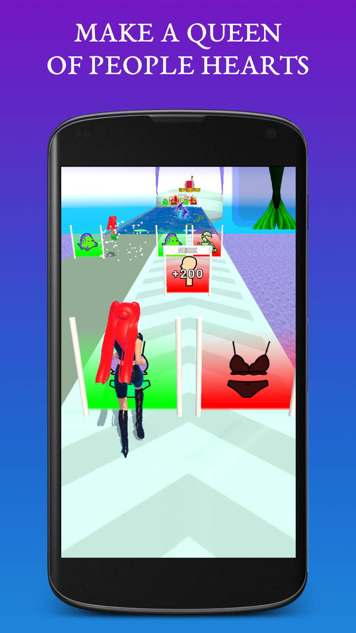 Build A Beauty Queen Run Race Catwalk Fashion Challenge: Doll Dress Up ...