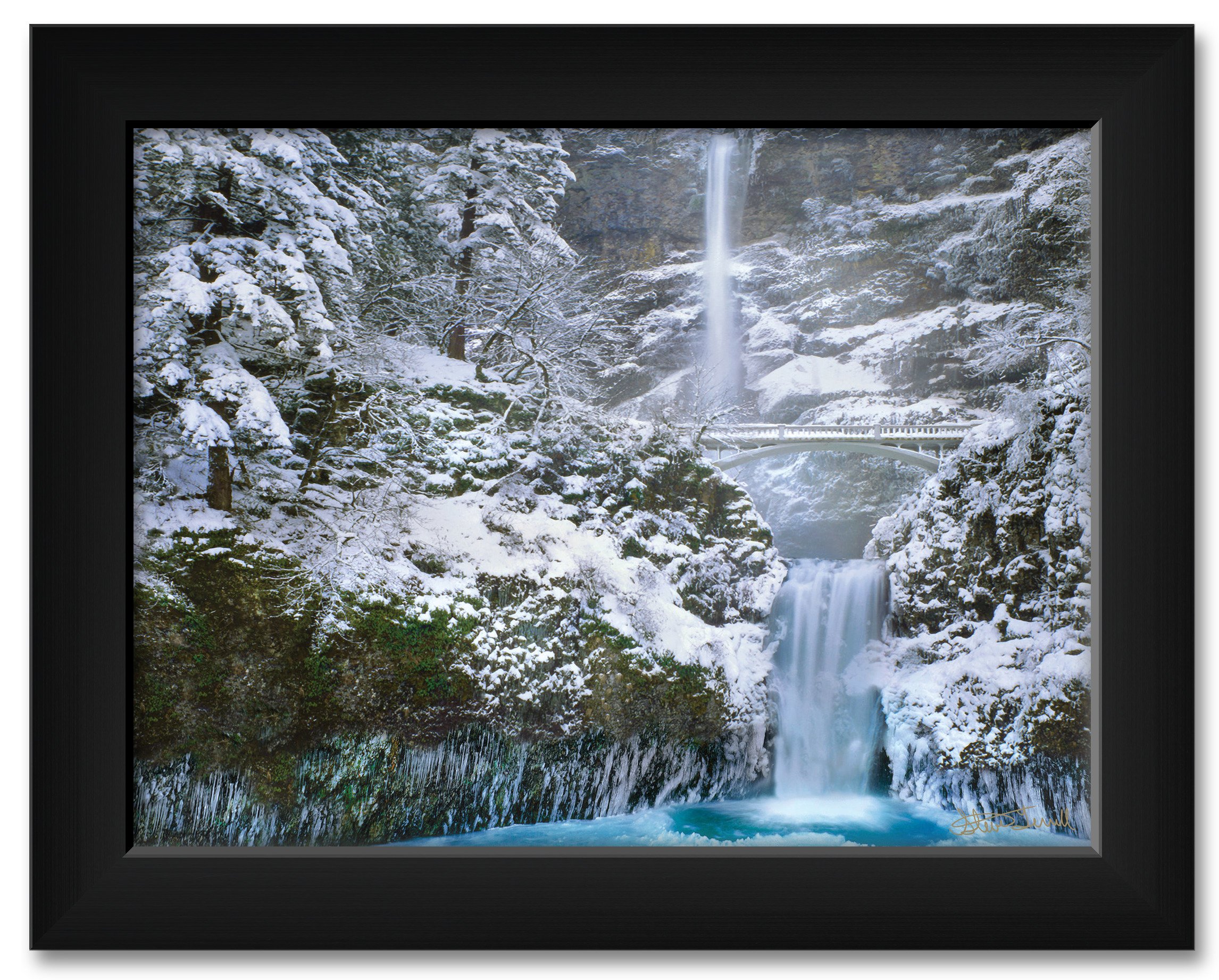 Multnomah Falls Snow