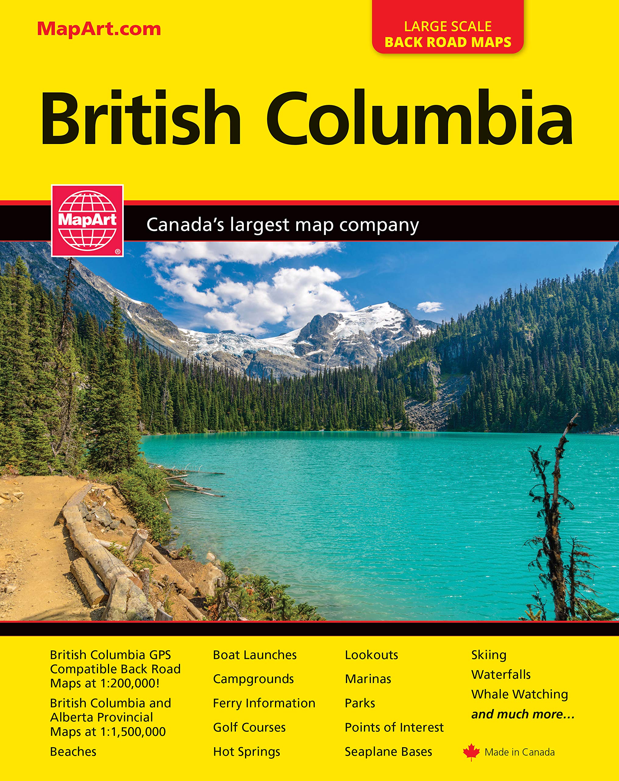 Bristish Columbia Back Road Atlas: MapArt Publishing, MAPART, CCCMAPS ...