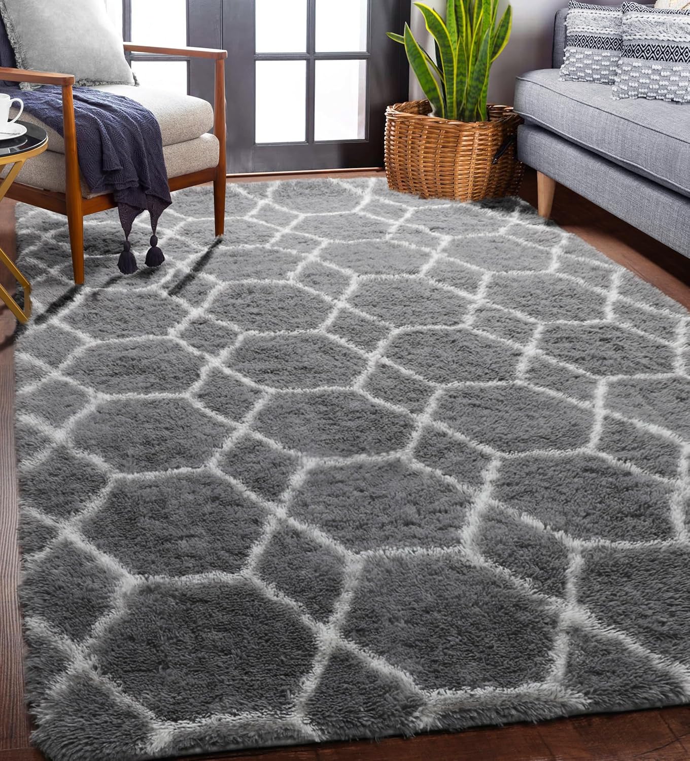 Amazon.com: ONASAR Area Rugs for Bedroom Living Room, Washable 4x6 ...