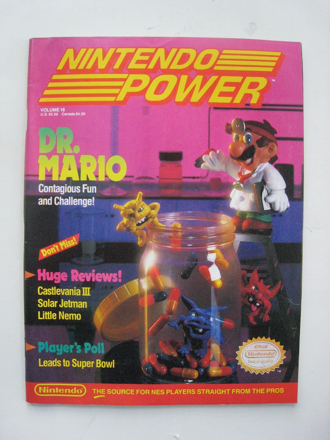 Nintendo Power (Dr. Mario - Contagious Fun and Challenge!, Volume 18 ...