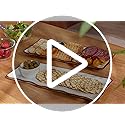 Amazon.com | ONEMORE Large Serving Platters, 15 inch Serving Plates Set ...
