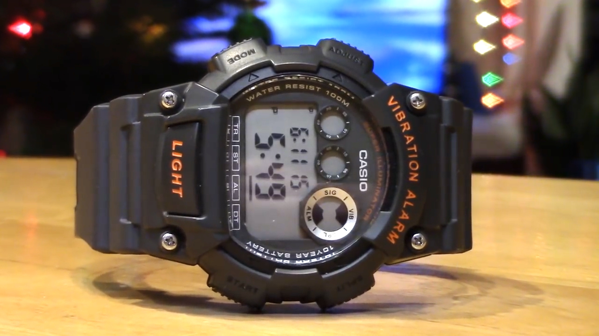 Watch Casio W735H-1AVCF Vibration Alarm Watch Review on Amazon Live