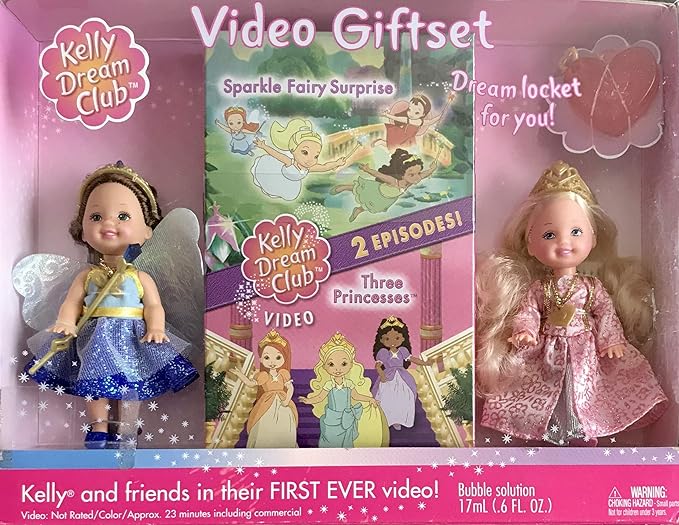Buy Barbie Kelly Dream Club Video Giftset w Princess Kelly Doll ...