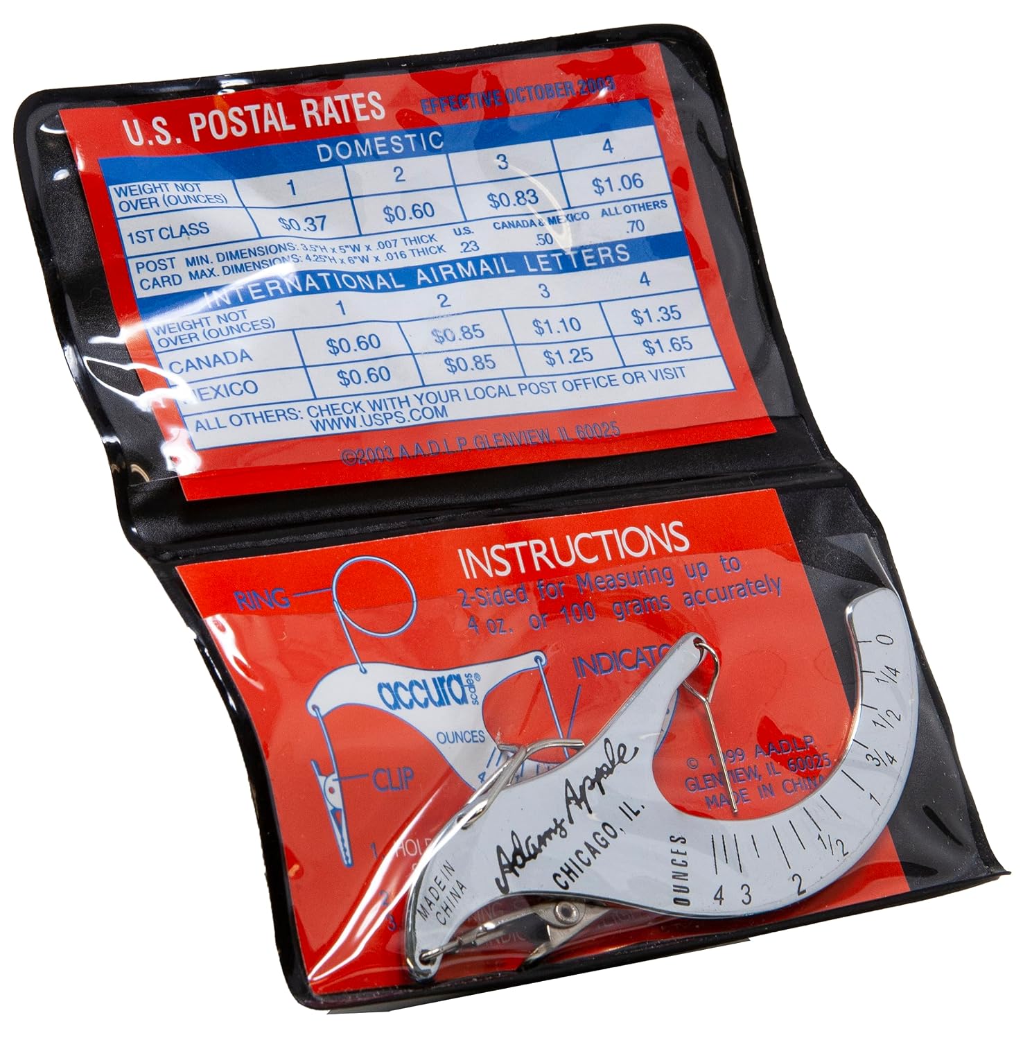 Amazon.com: Hand-Held Postal Scale - Compact Portable Analog Detection ...
