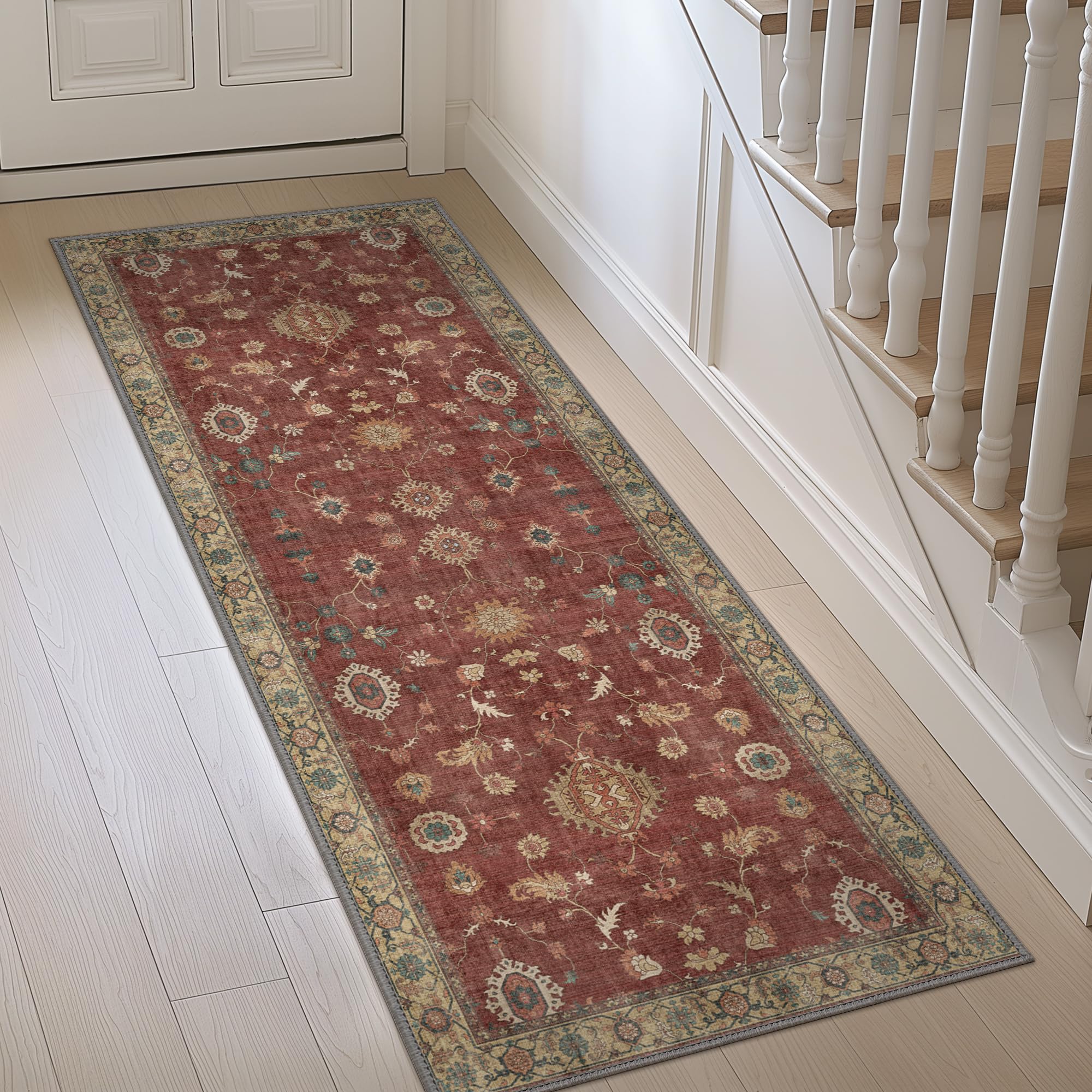 Amazon.com: GENIMO Runner Rug for Hallways Machine Washable, 2x5 Non ...