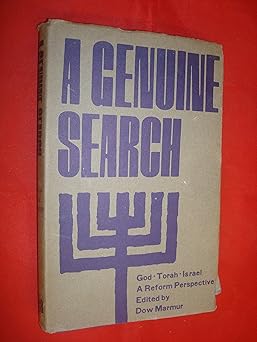 Amazon.co.jp: A Genuine search: God, Torah, Israel : a Reform ...