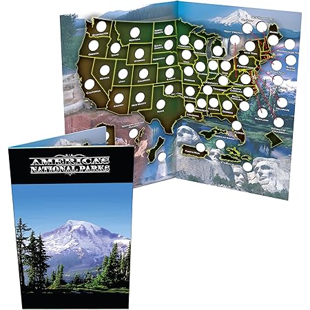 Amazon.com : HE Harris National Park Quarter Map : Collectible Coins ...