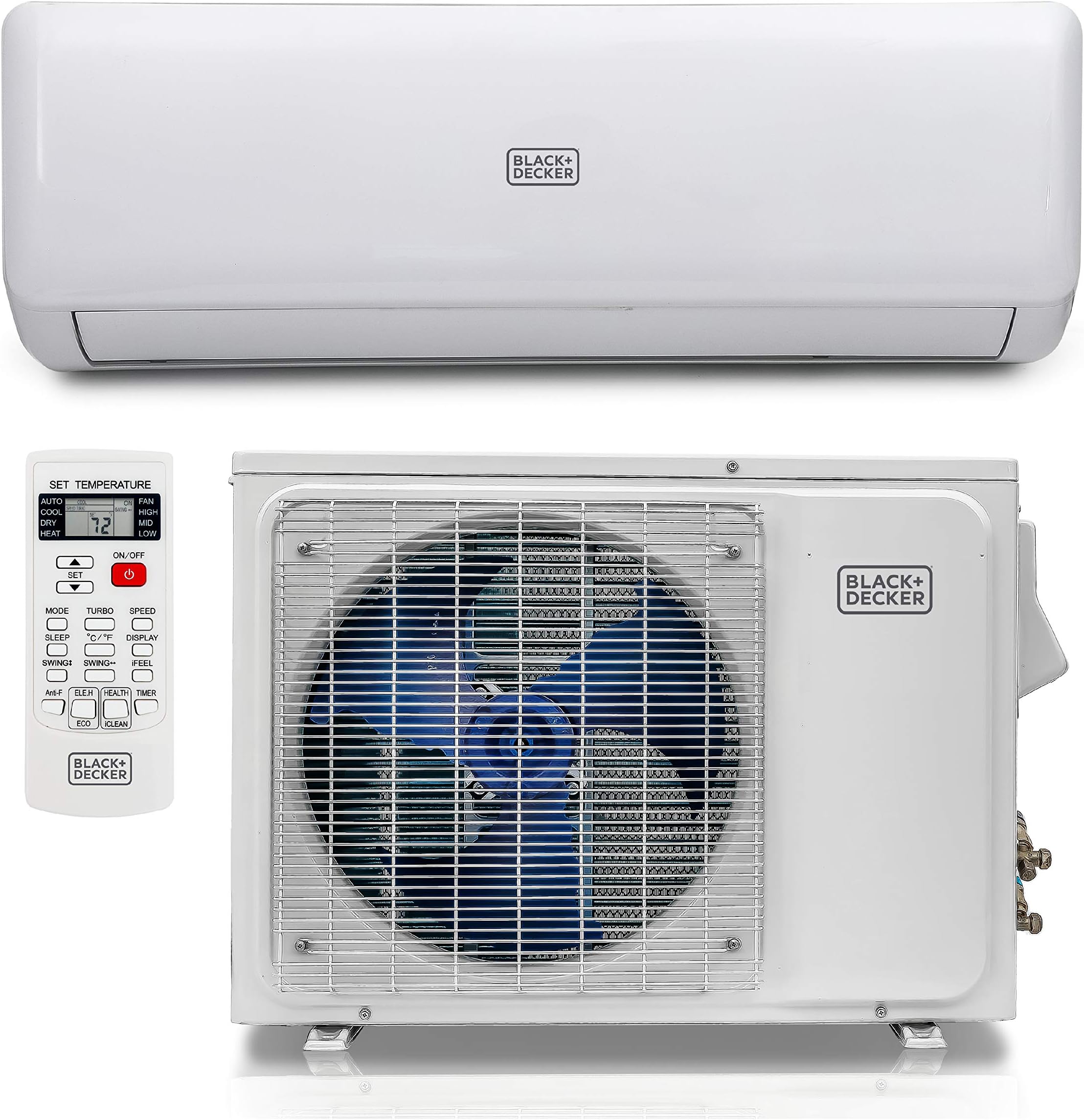 BLACK+DECKER BSAH1215AC Split Air Conditioner, White : Amazon.in: Home ...