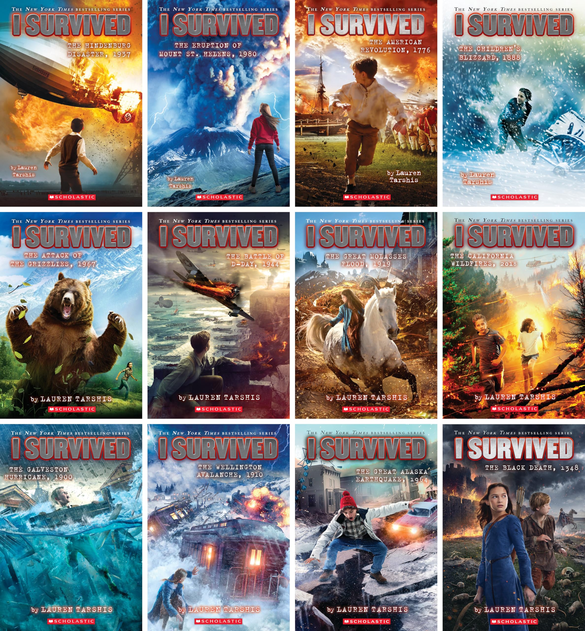 I Survived Series Book Set (Books #13-#24): Lauren Tarshis ...