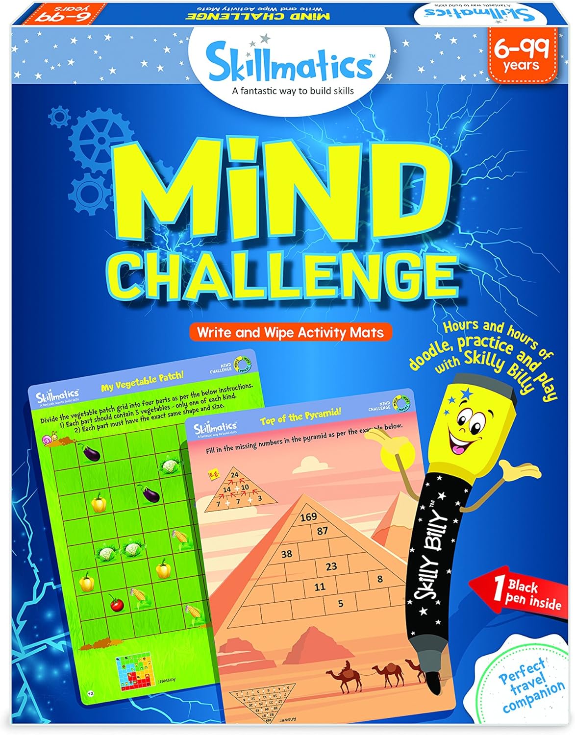 Amazon.com: Skillmatics Educational Game : Mind Challenge | Reusable ...