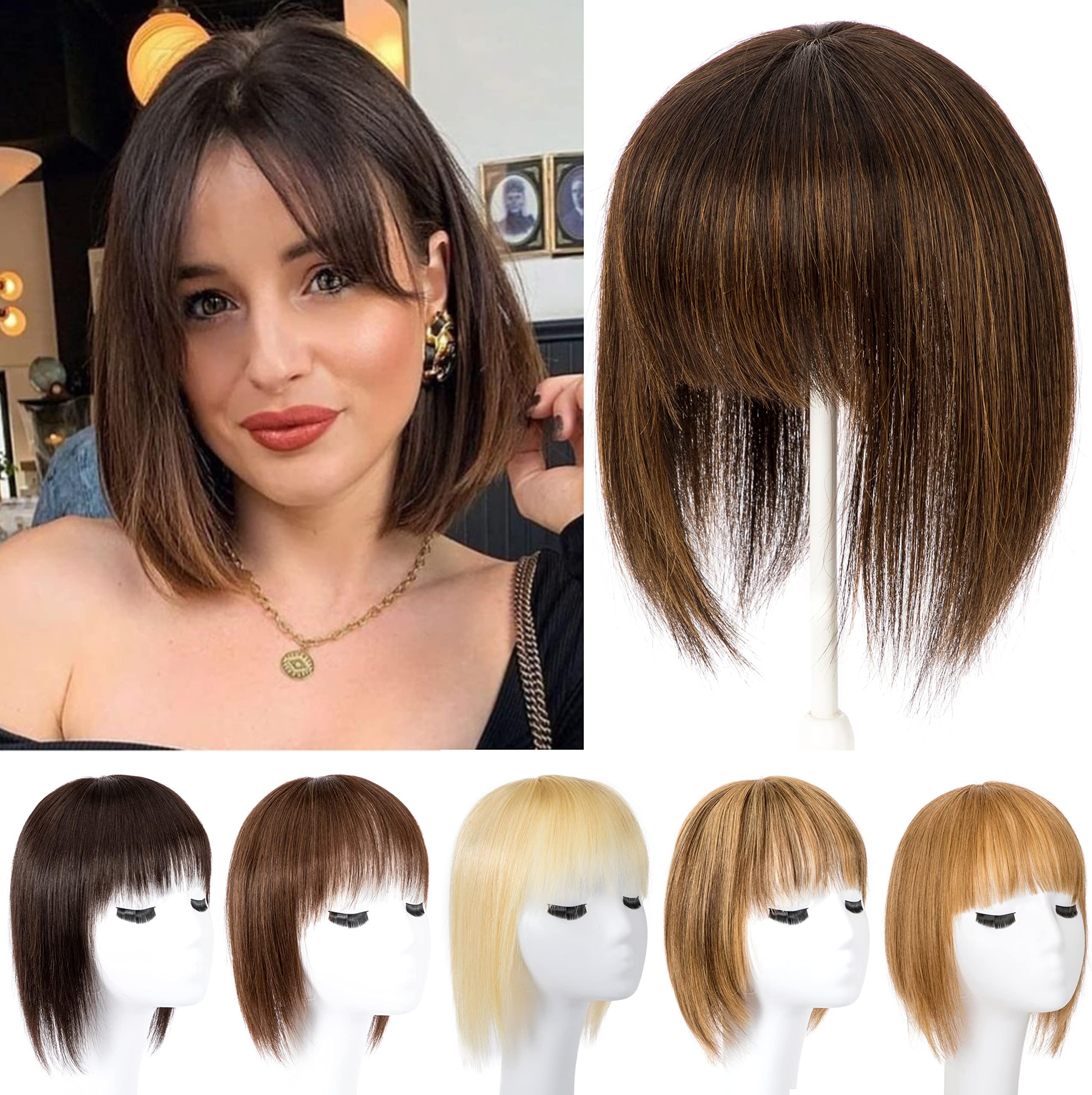 Amazon.com : Toni Brattin Perfect Topper Color Brown Blonde Hairpiece 8 ...