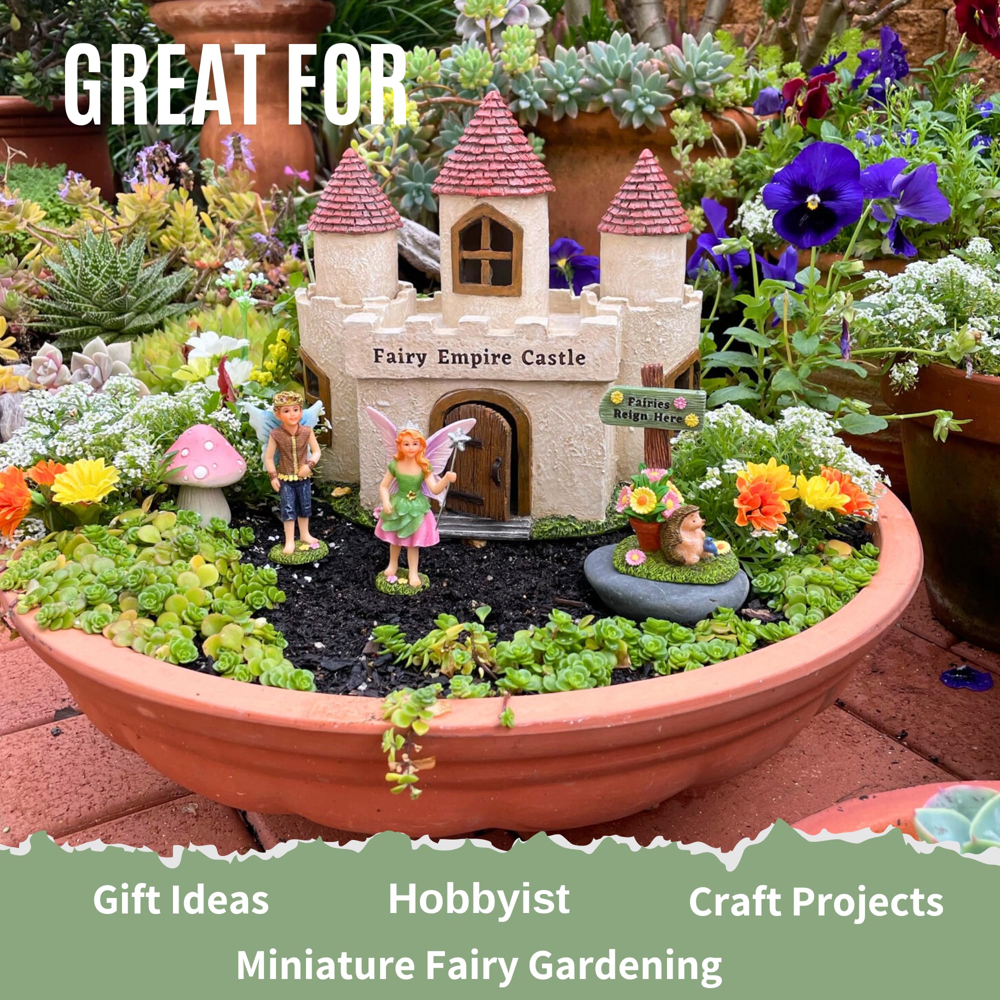 Miniature Fairy Garden Castle Fairy Garden Castle – Micro Landscape