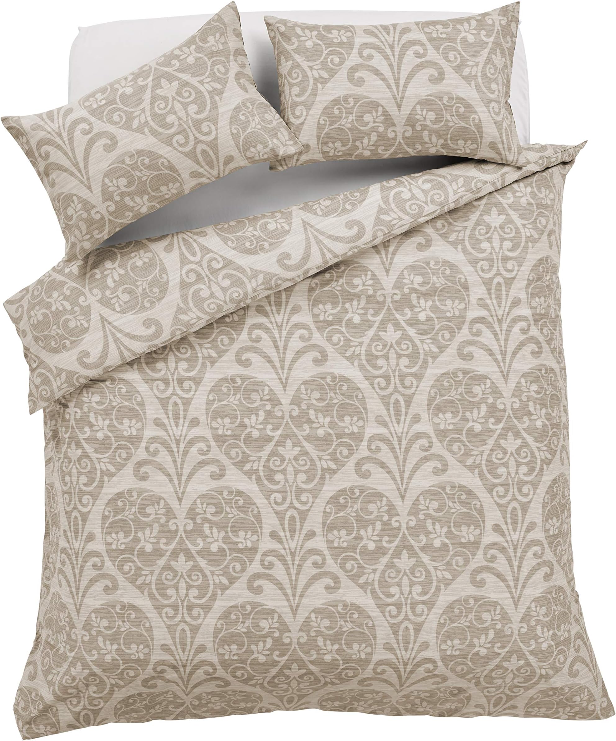Olivia Rocco Chloe Duvet Cover Set Easy Care Modern Print Cotton Rich ...