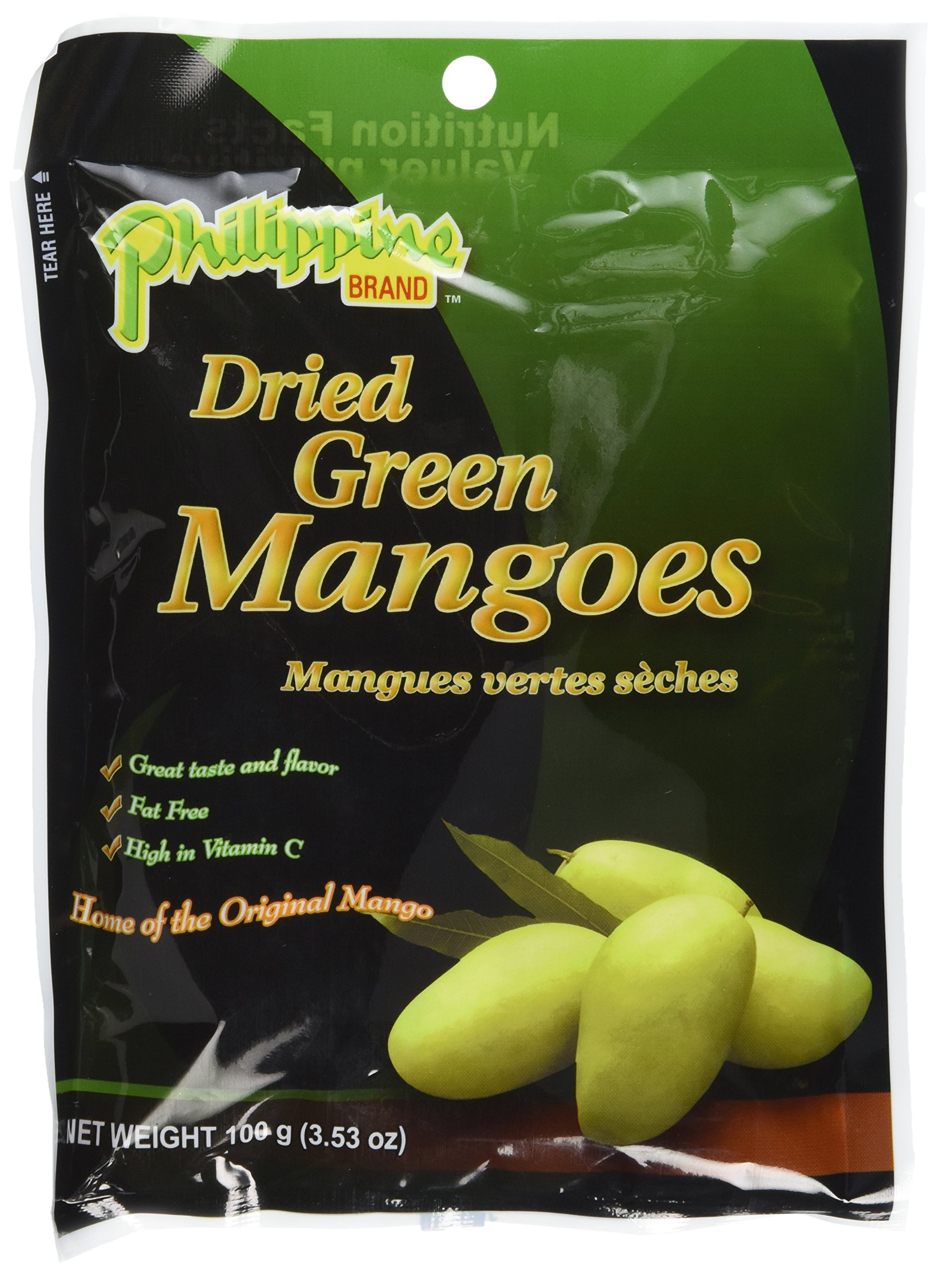 Amazon.com: Philippine Brand Dried Green Mangoes 100g (2 packs)