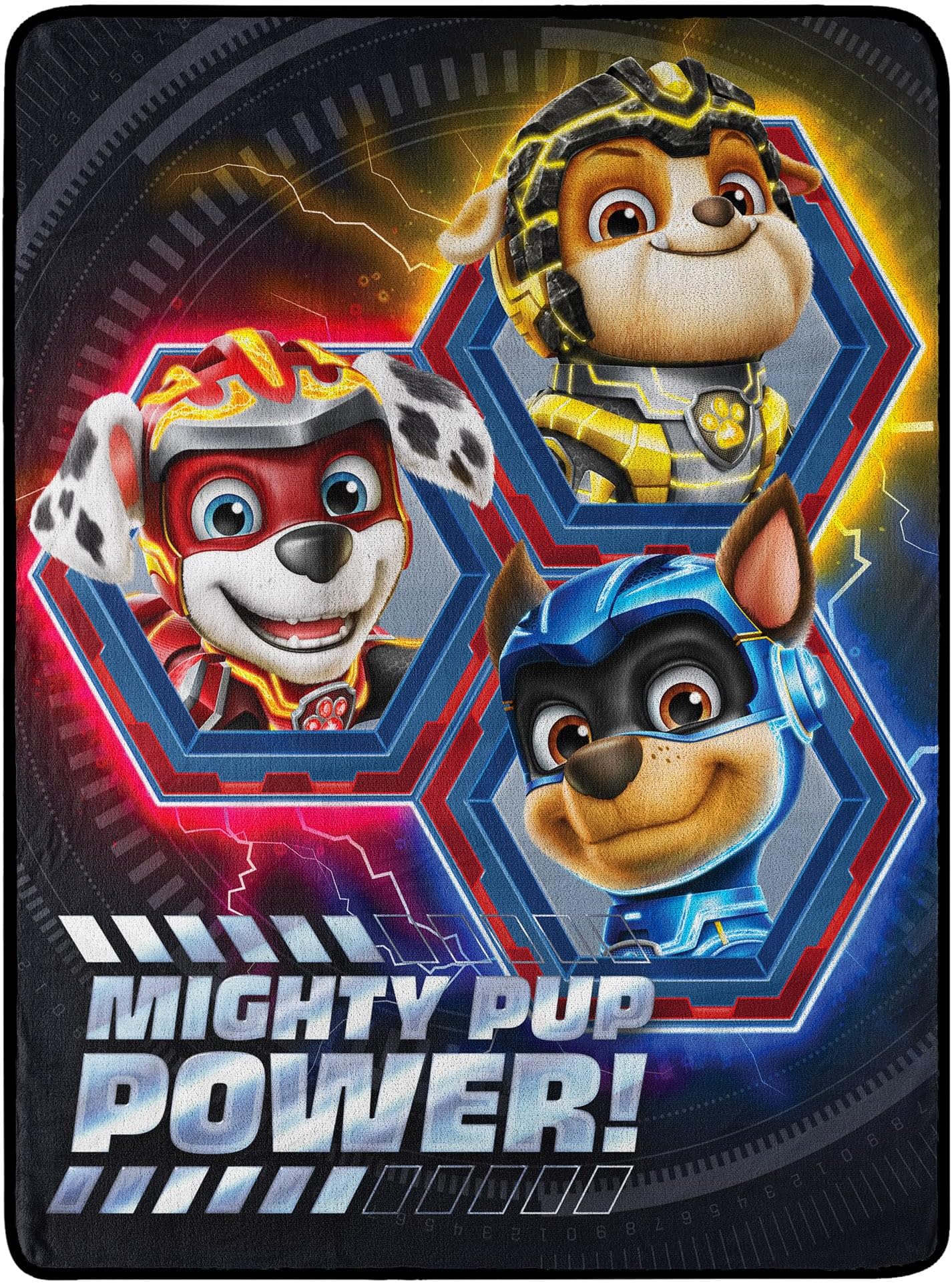 Amazon.com: Northwest Paw Patrol Micro Raschel Throw Blanket, 46" x 60 ...