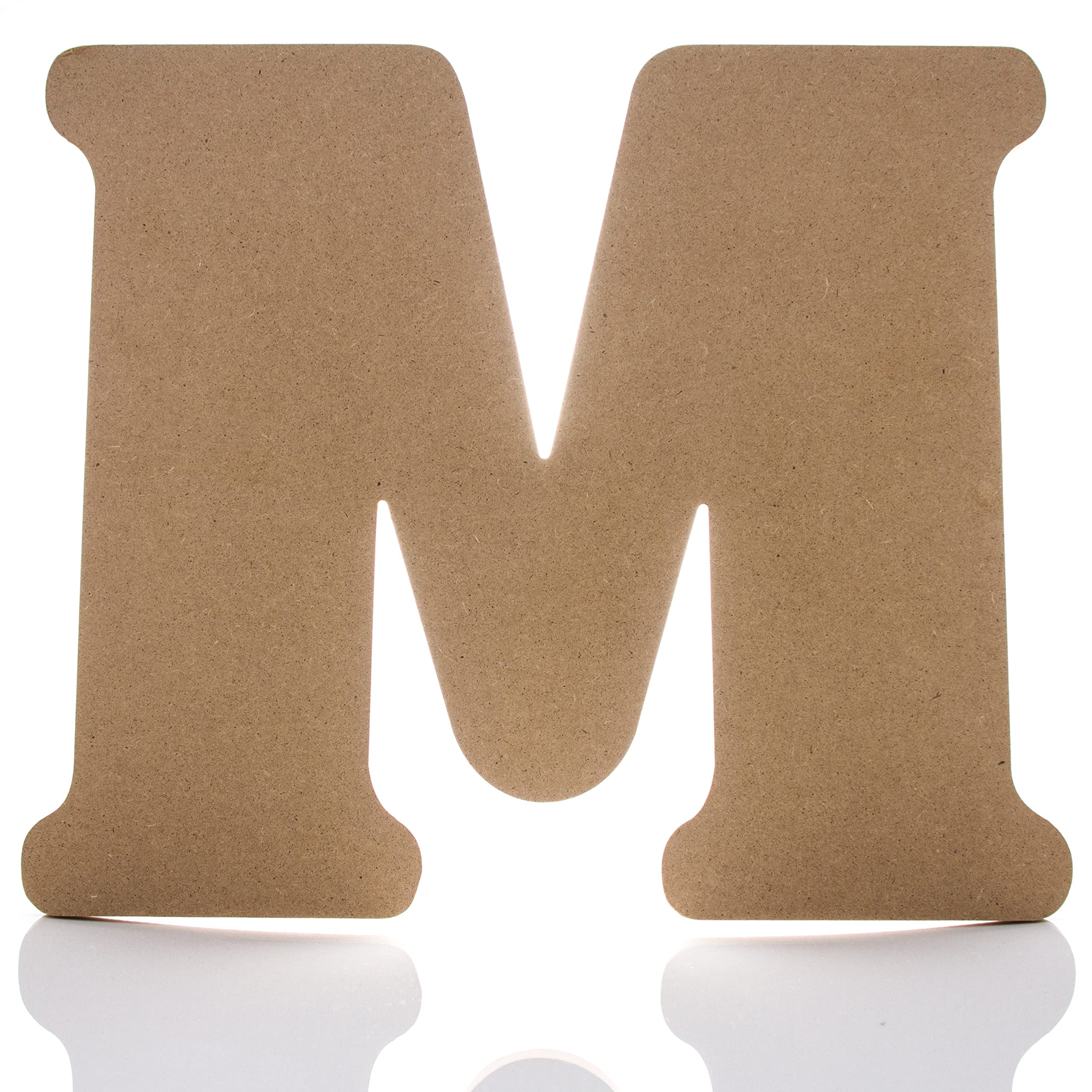 Snapklik.com : JoePauls Crafts Large Wooden Letters - 12" - M - Premium ...