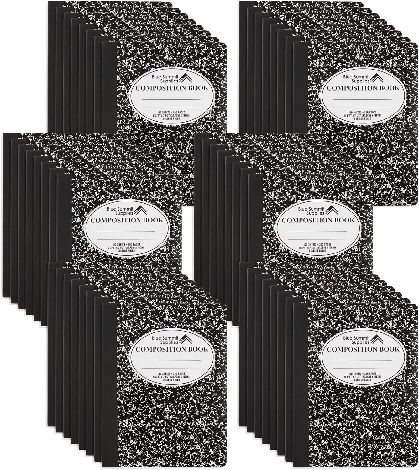 Amazon.com : Blue Summit Composition Notebook, College Ruled, 100 ...