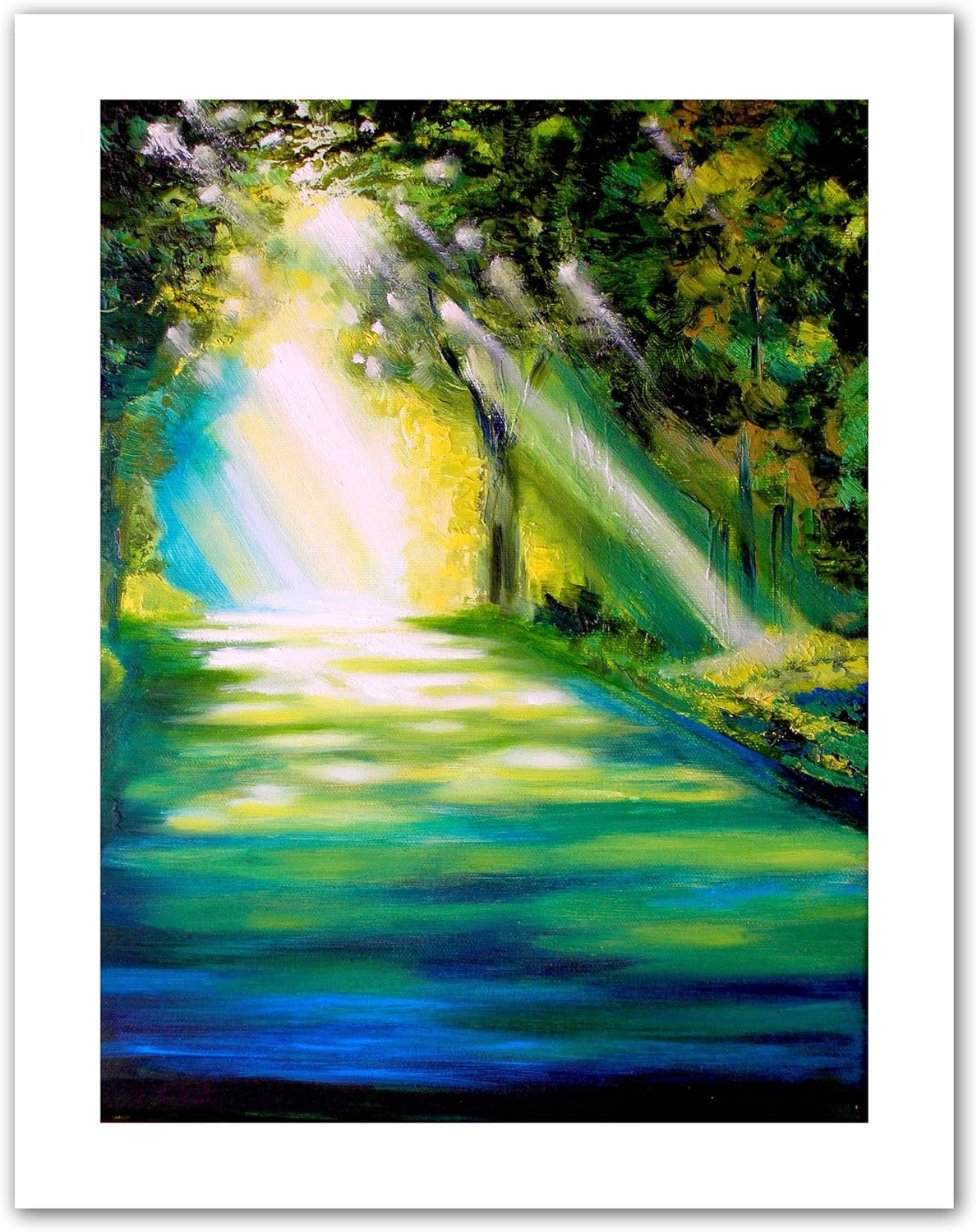 Amazon.com: Art Wall Misty Morning by Susi Franco Unwrapped Canvas ...