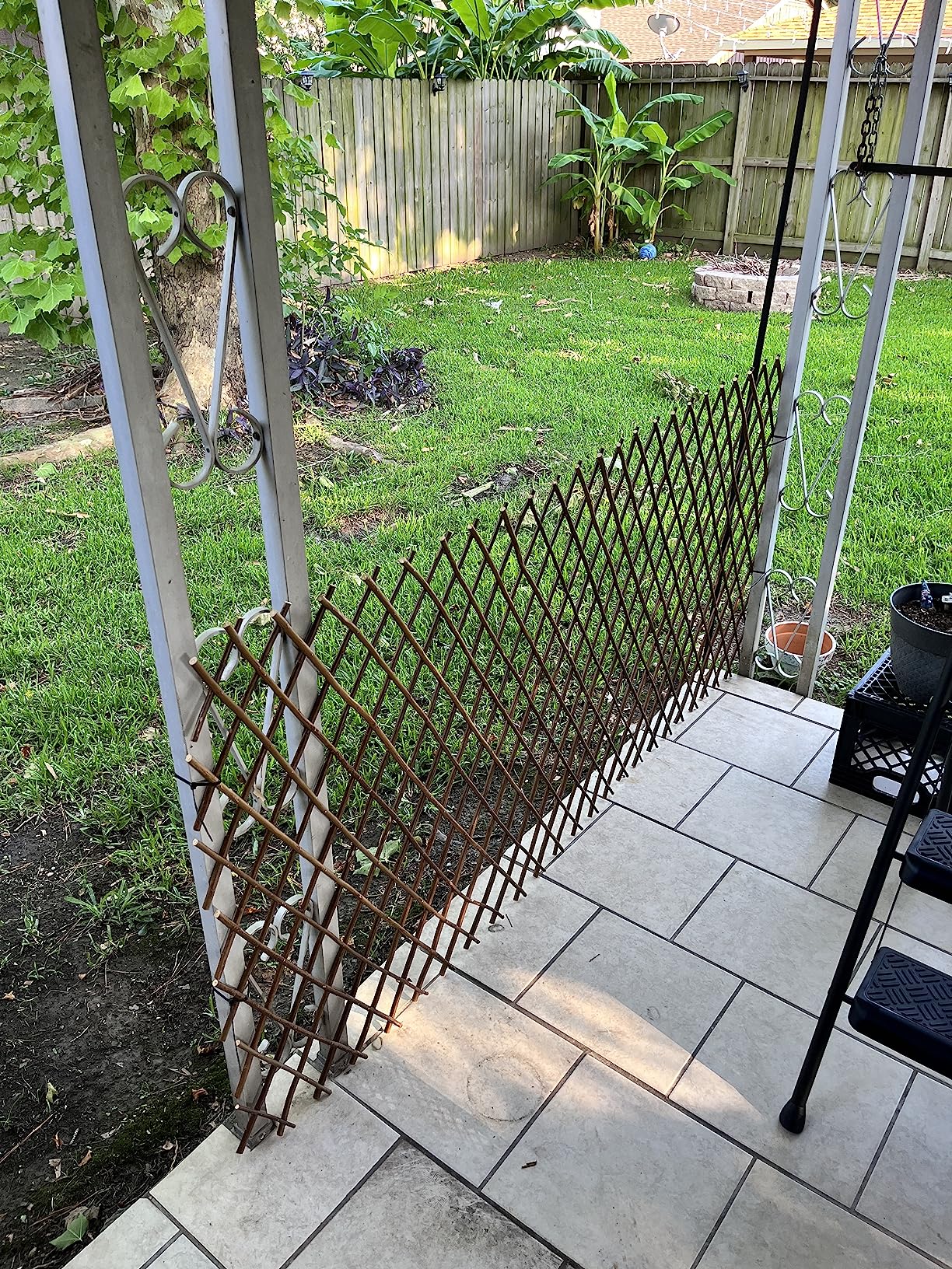 $6/mo - Finance Helprise Expandable Willow Lattice Fence Panel Plant ...