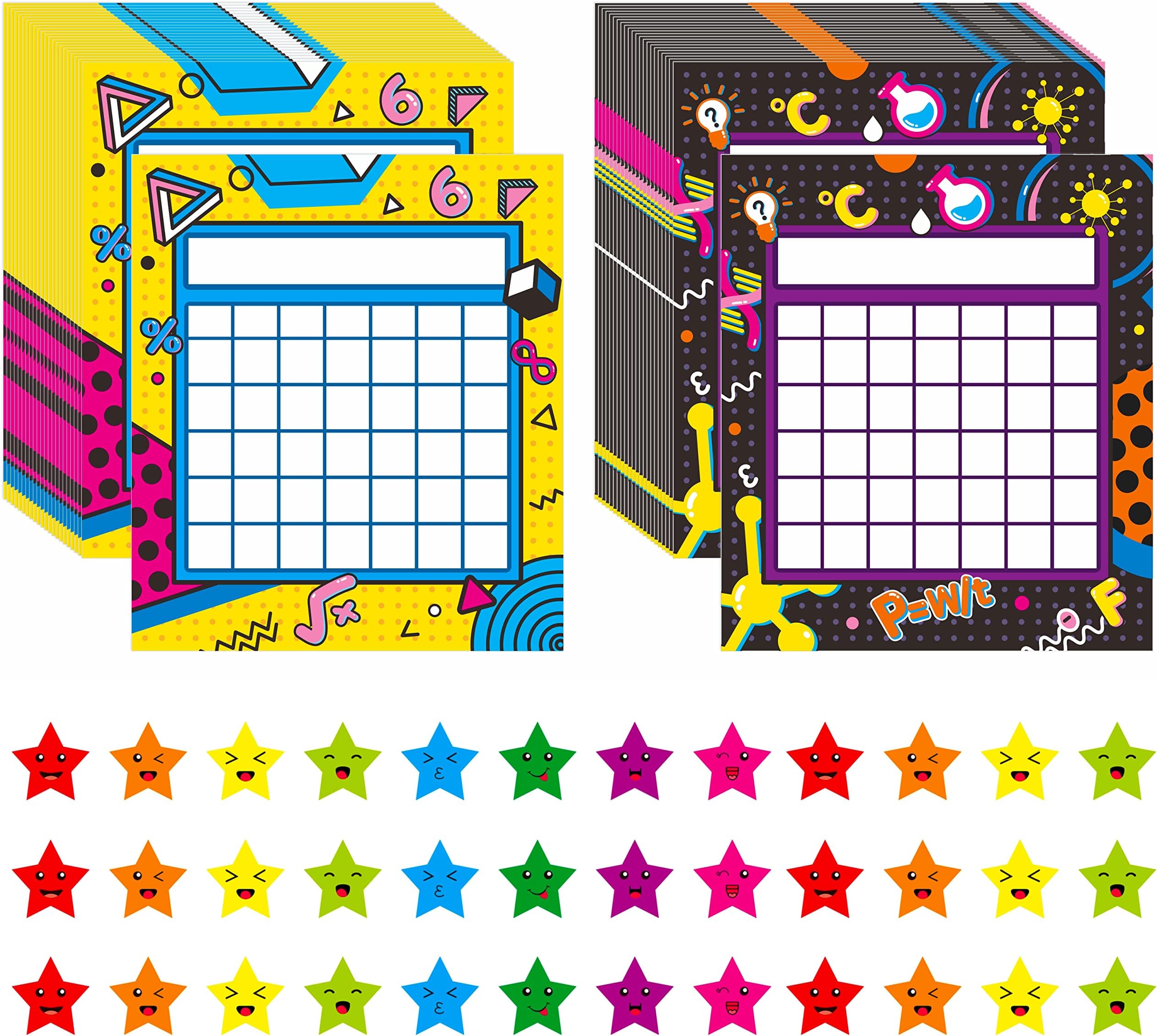 Amazon.com : Utron 80 Pack Reward Chart for Kids, Incentive Chart ...