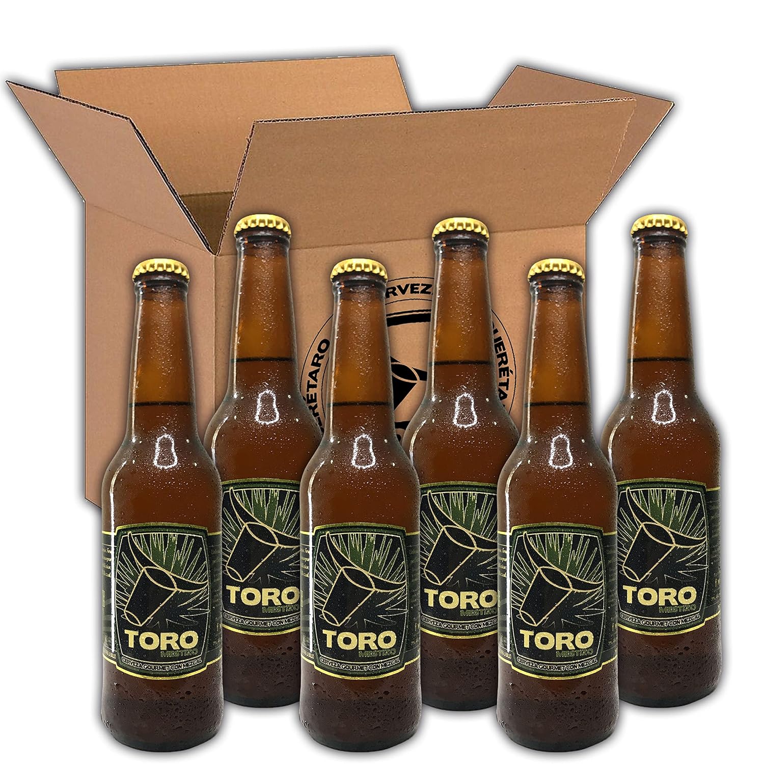 6 Pack Cerveza Toro Mestizo (botella con 355ml) : Amazon.com.mx: Hogar ...