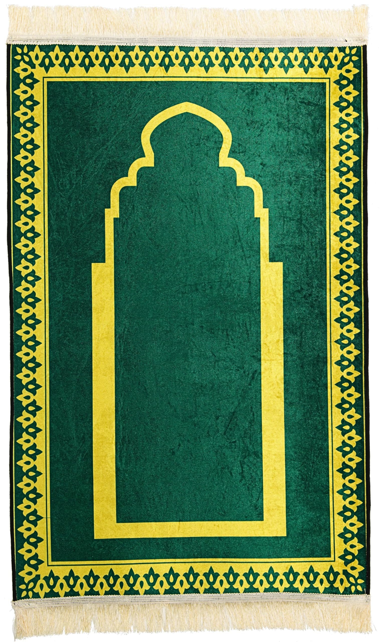 Islam Prayer Mat Muslim Prayer Rug Isolated On White Background Stock
