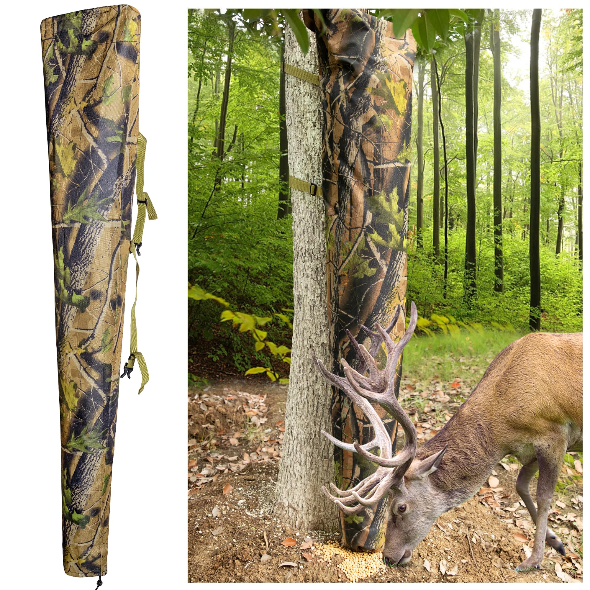 Snapklik.com : Adnee 2 Pcs Adjustable Camo Deers Bag Feeders-100 Lb ...