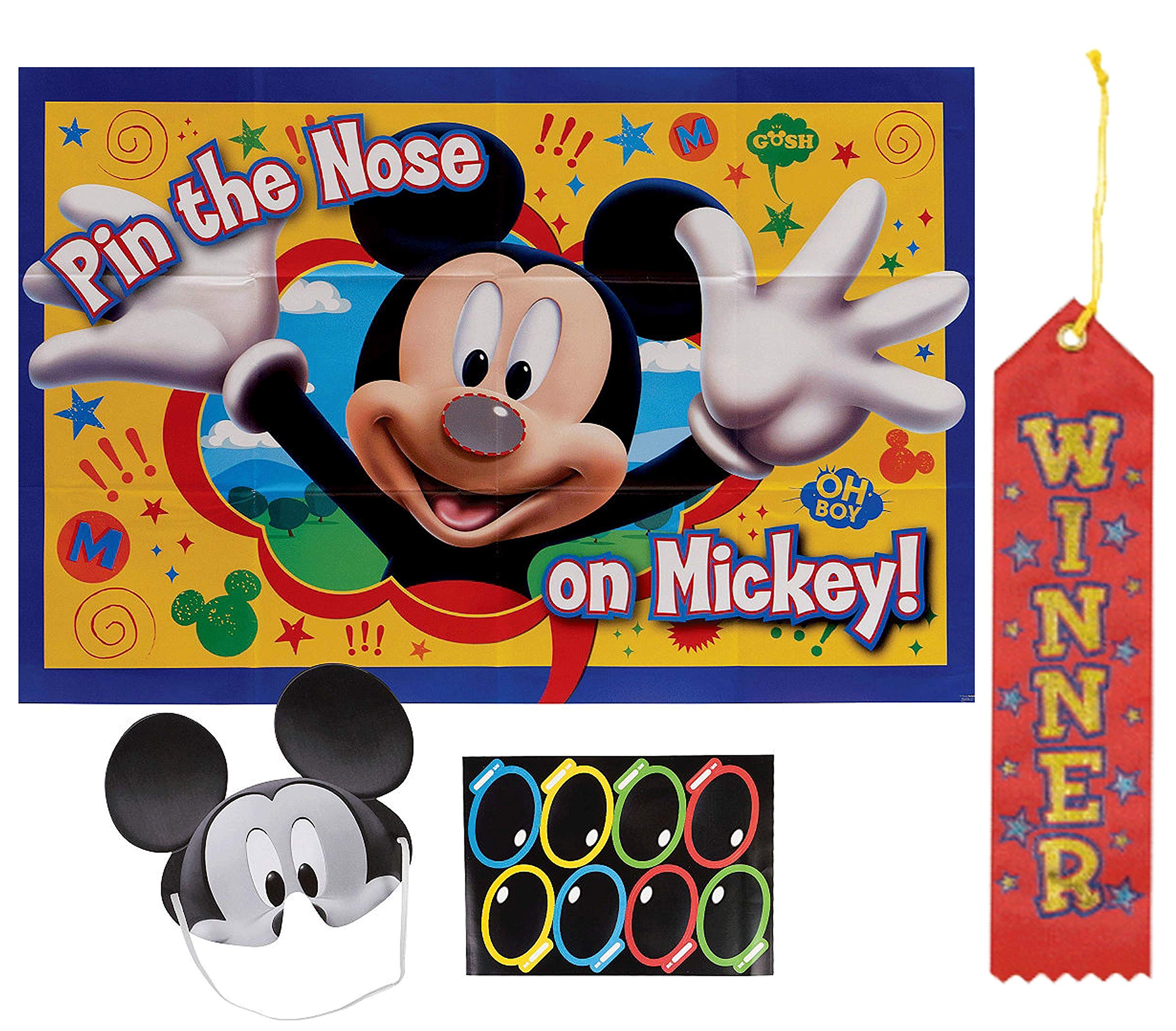 Mickey Mouse Pin The Tail On The Donkey Style Party | Desertcart INDIA