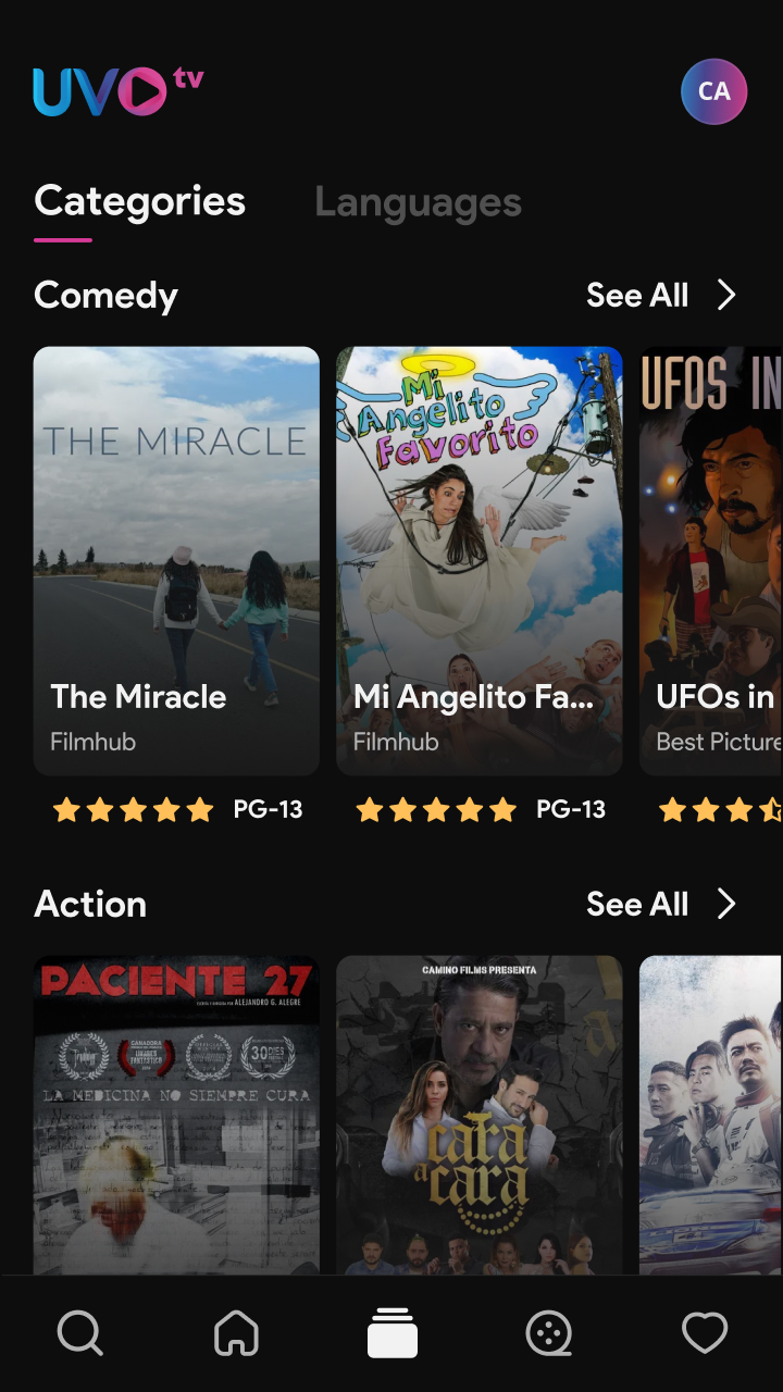 UVOtv: Free Global Live TV & Film - App on Amazon Appstore