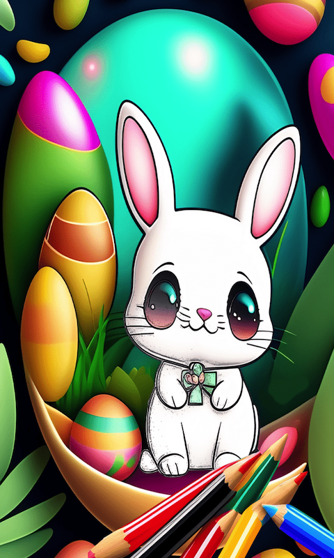 Easter Coloring Pages Educational game: Easter Coloring Book Game - App ...