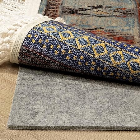 Amazon.com: Brakki Rug Pad 5x7 with Adhesive Surface and Rubber Backing ...