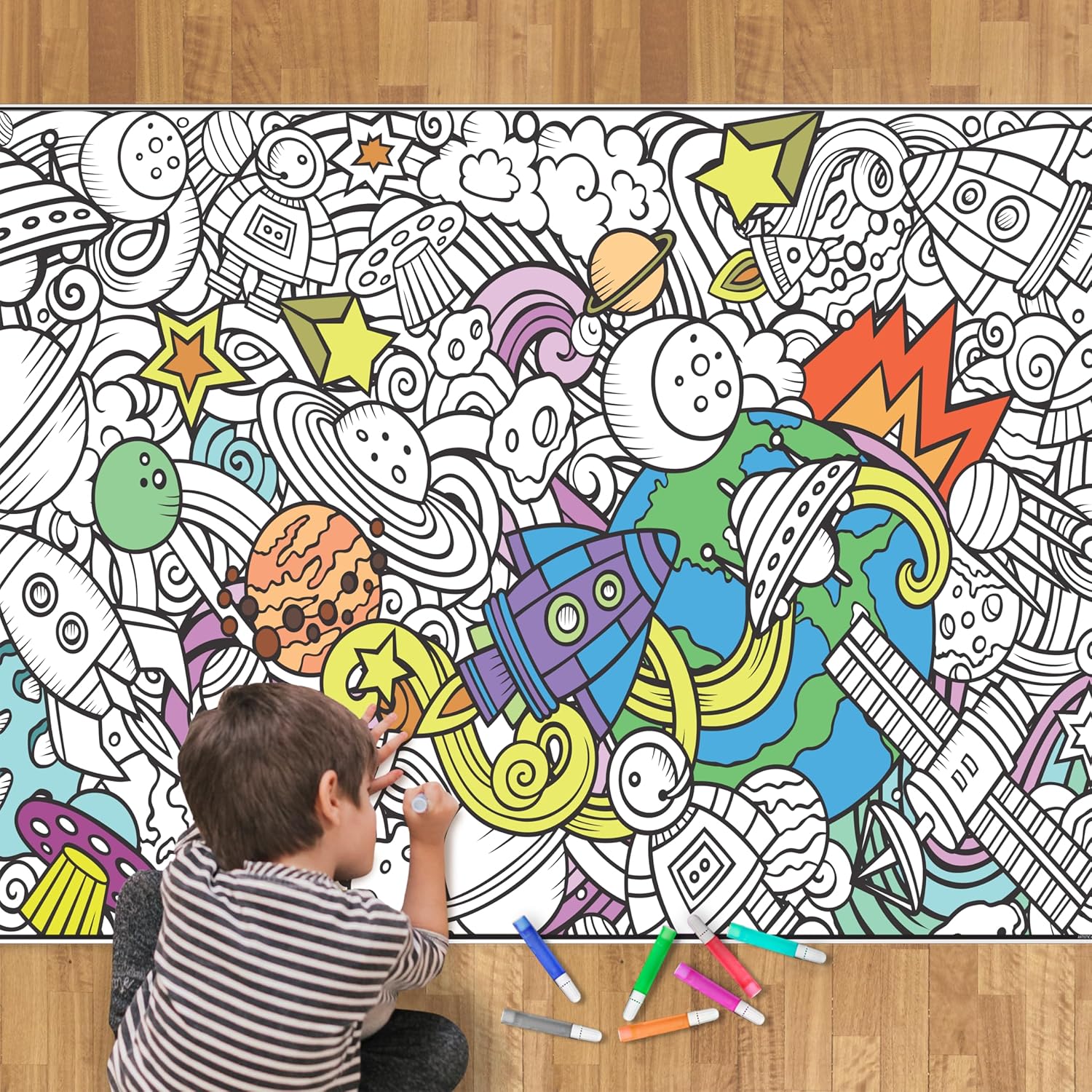 Amazon.com: Giant Coloring Poster - Premium Jumbo Coloring Sheets for ...