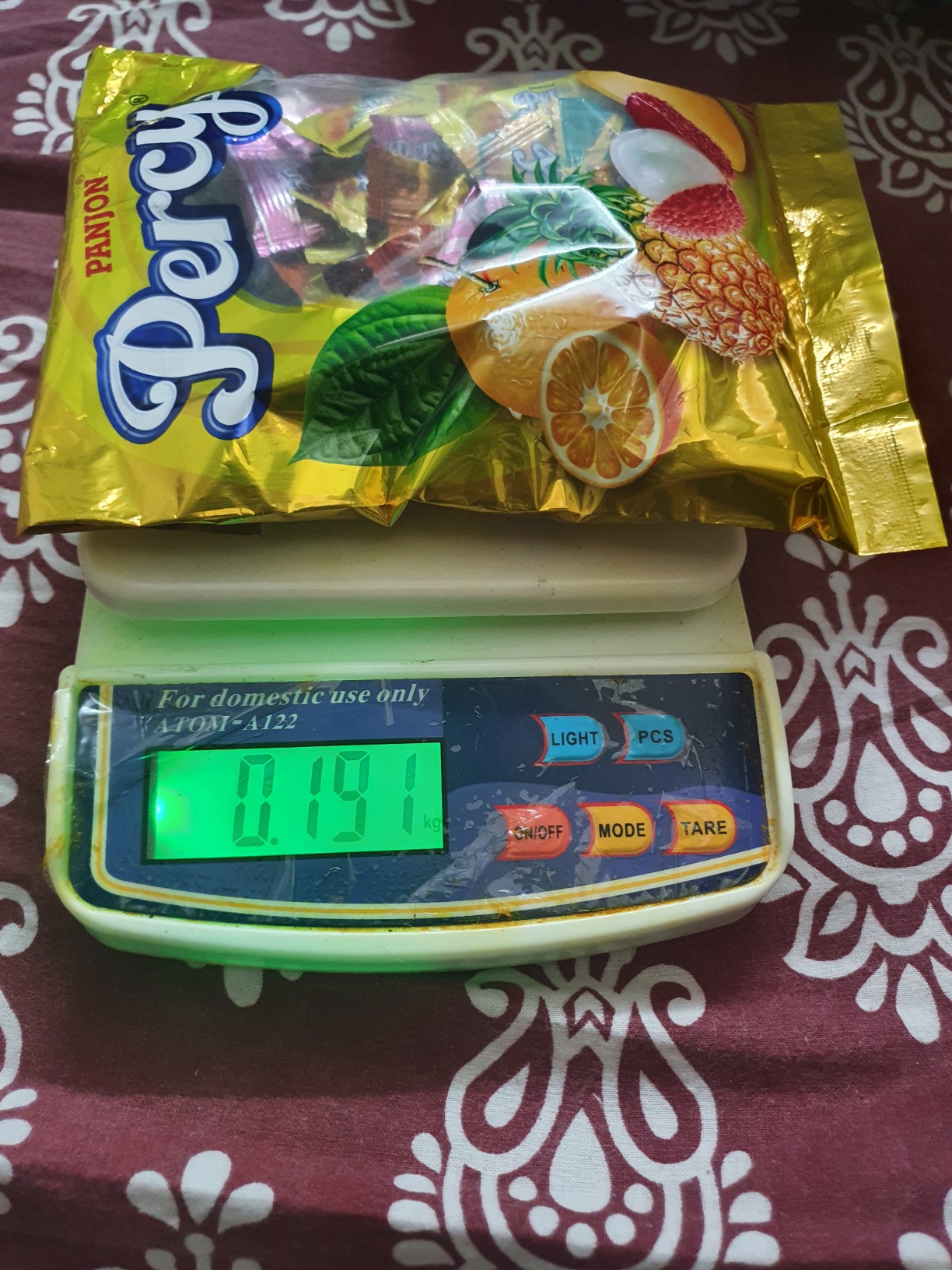 Percy Mix Fruits Candy Birthday Toffee Pouch [Assorted Mango, Orange ...