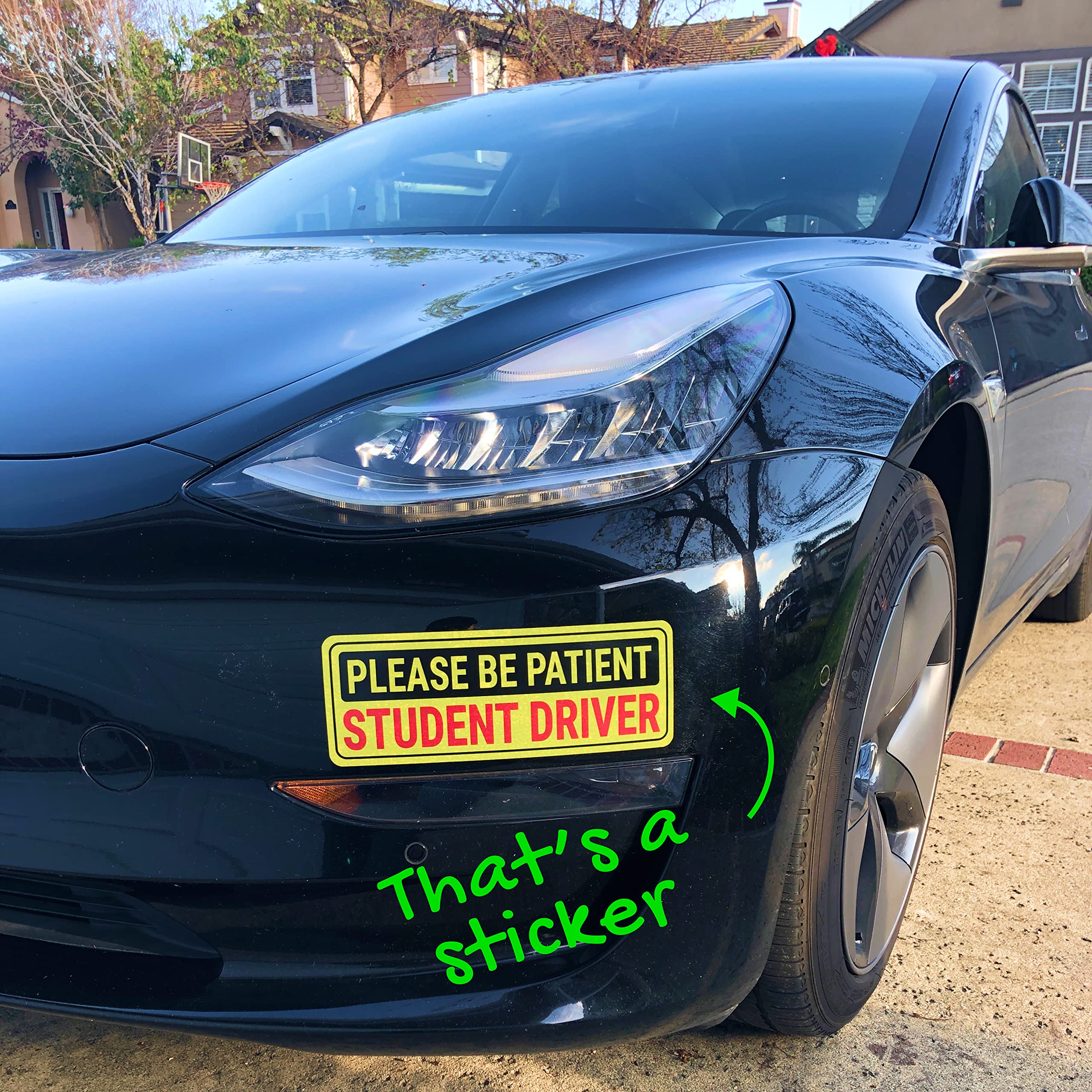 Snapklik.com : Stickios Student Driver Stickers