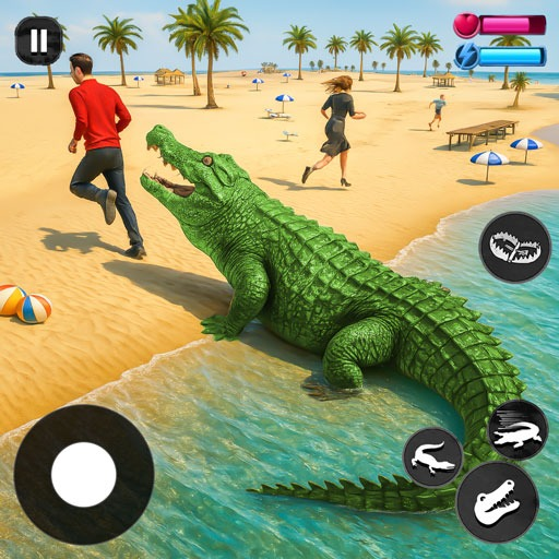 Hungry Crocodile Angry Alligator - Animal Attack Simulator Game 2025 ...