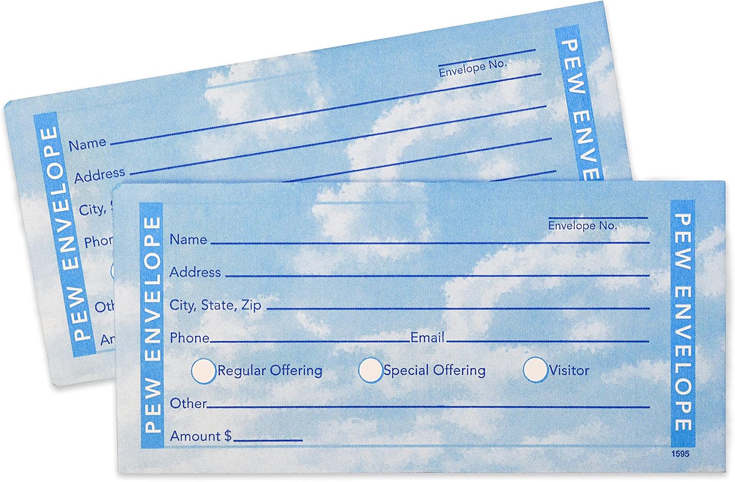 Amazon.com : Church Pew Envelope | Specialty Offering | Regular ...