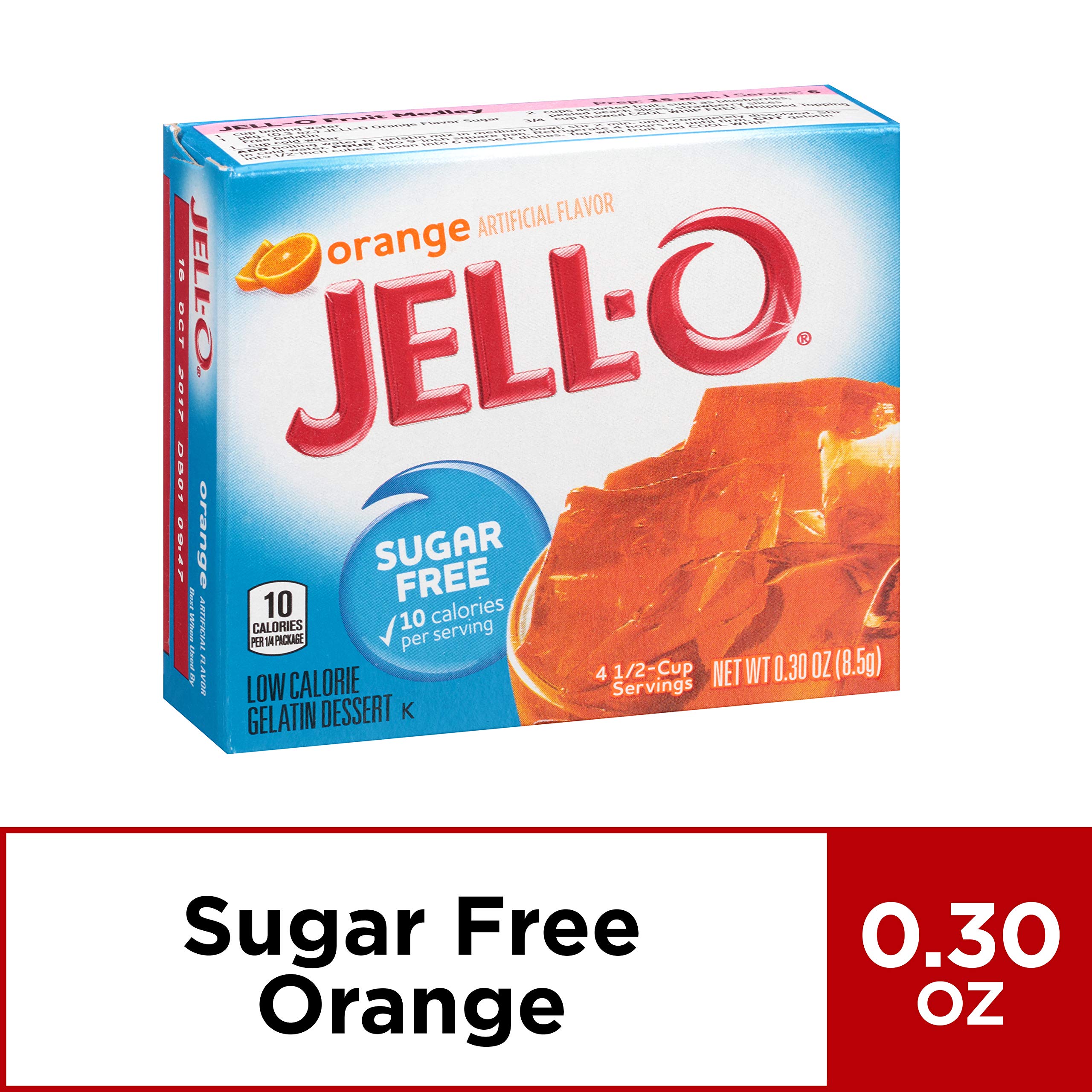 Orange Jello Box